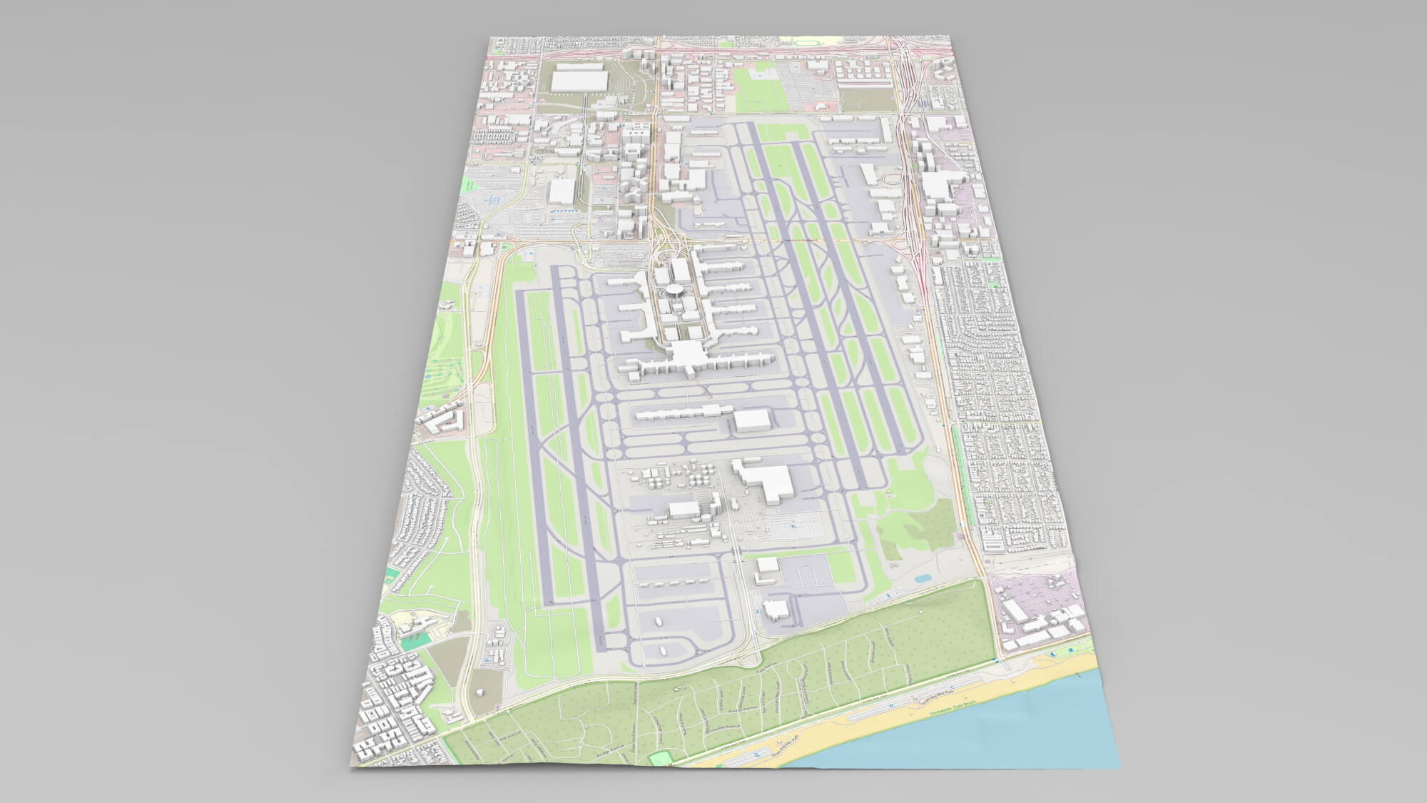 Los Angeles International Airport California - 3D Model by clickshop3d