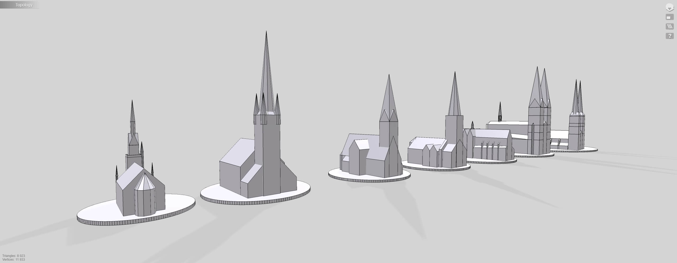 Lubeck Germany Cathedral Buildings Collection Low Poly - 3D Model by ...