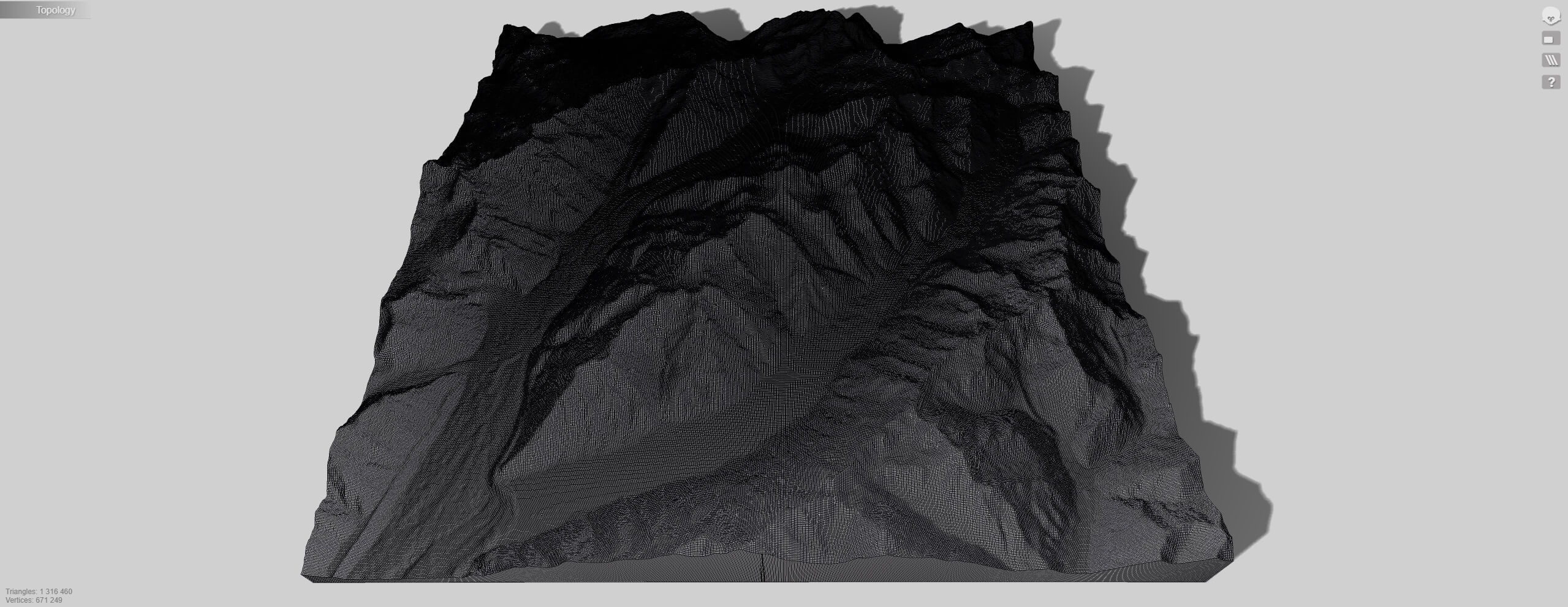 Malt Bran Range Mountain Range in New Zealand - 3D Model by clickshop3d