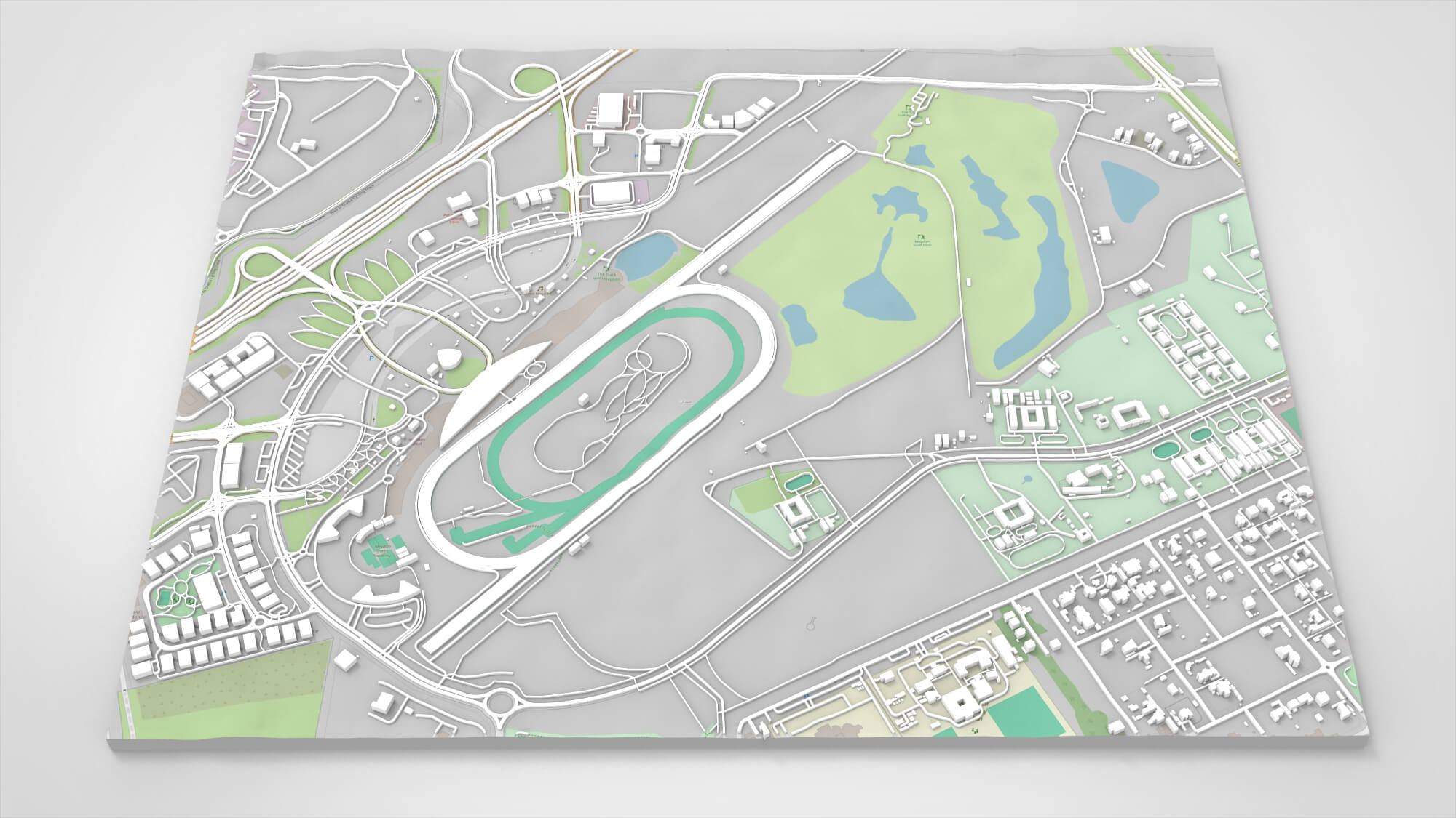 Meydan Racecourse Dubai UAE - 3D Model by clickshop3d