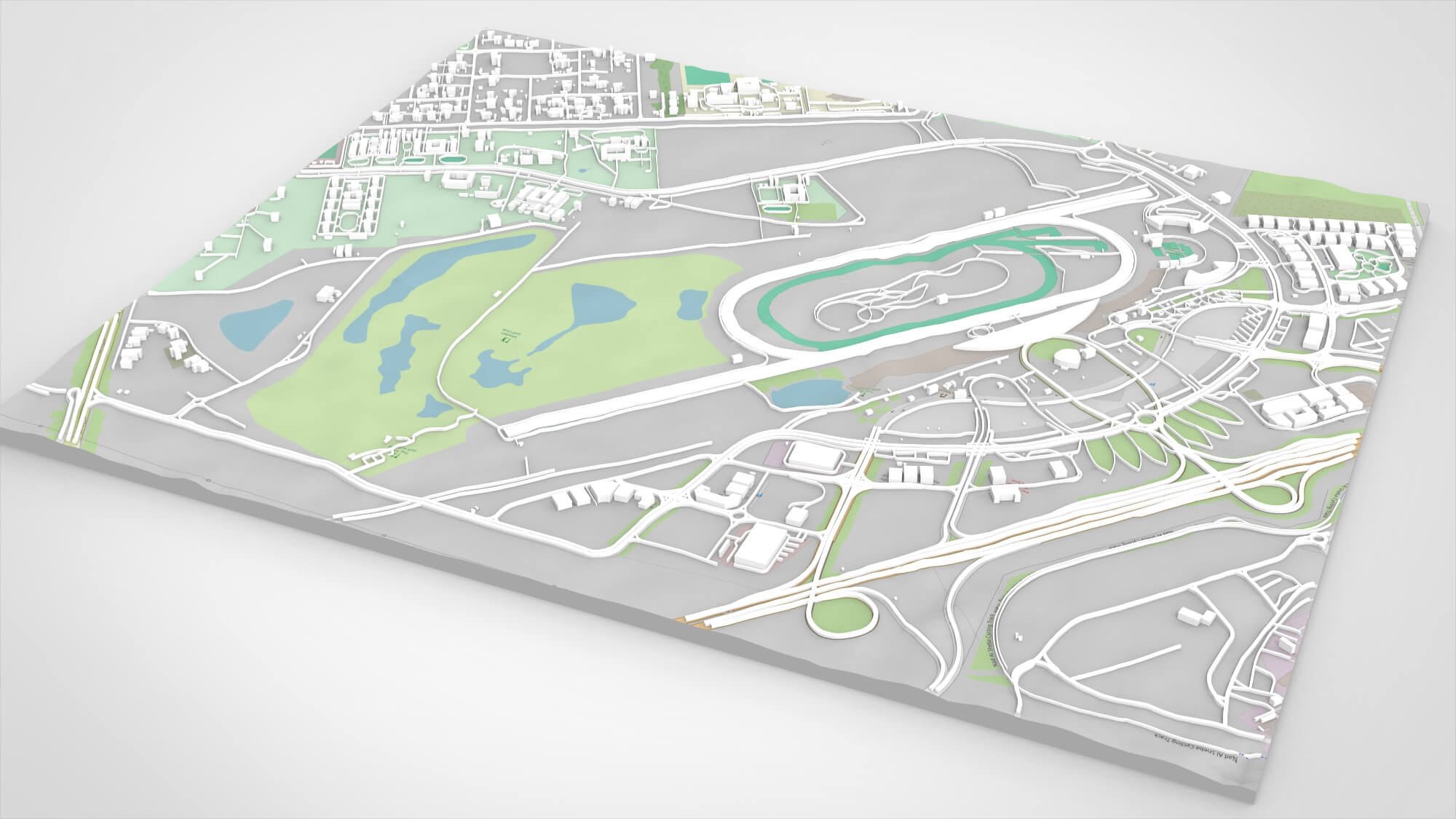 Meydan Racecourse Dubai UAE - 3D Model by clickshop3d