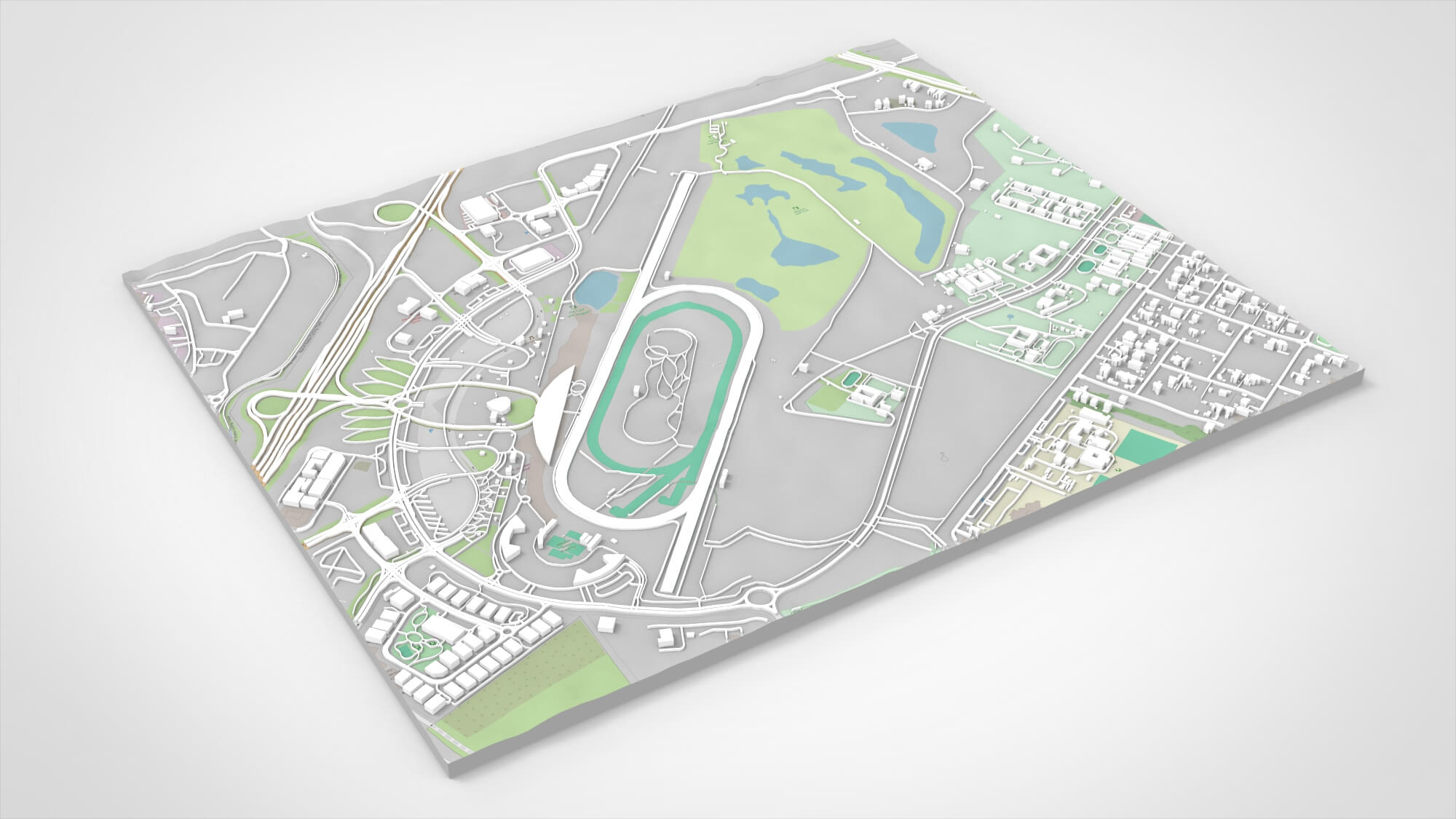 Meydan Racecourse Dubai UAE - 3D Model by clickshop3d
