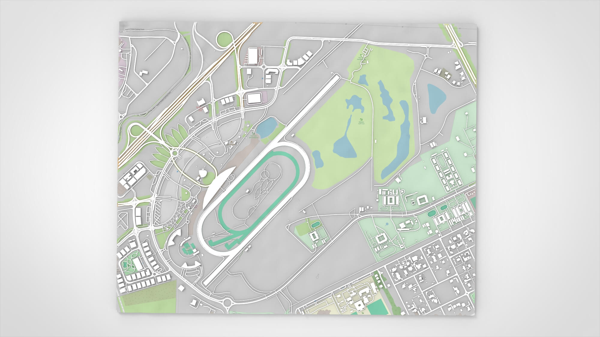 Meydan Racecourse Dubai UAE - 3D Model by clickshop3d