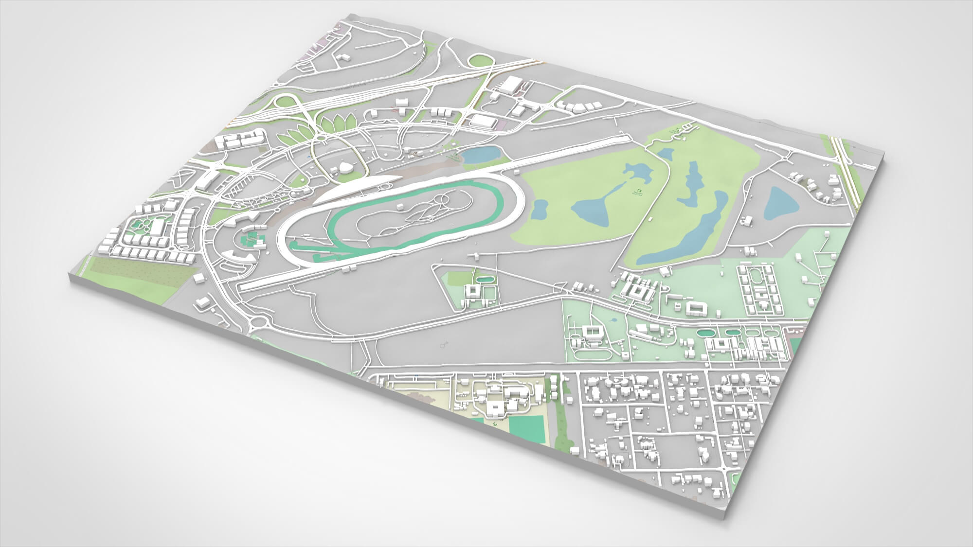 Meydan Racecourse Dubai UAE - 3D Model by clickshop3d