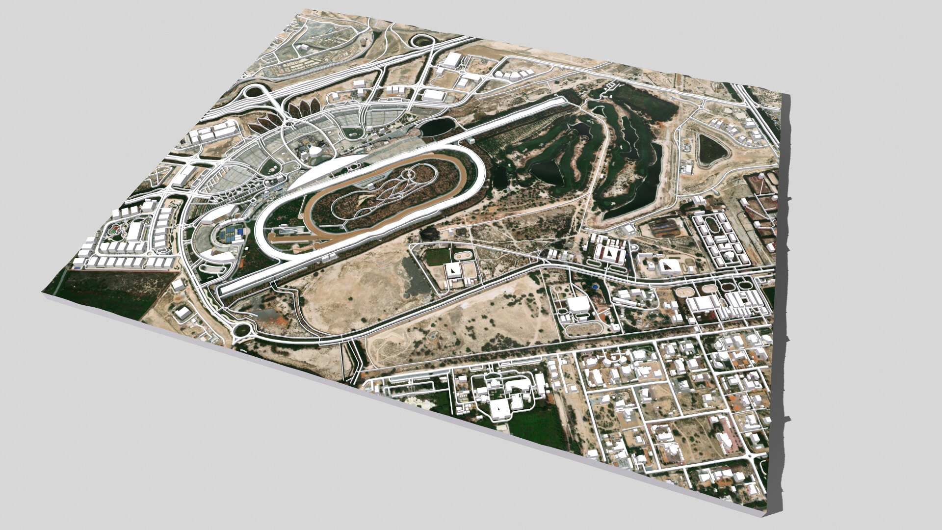 Meydan Racecourse Dubai UAE - 3D Model by clickshop3d