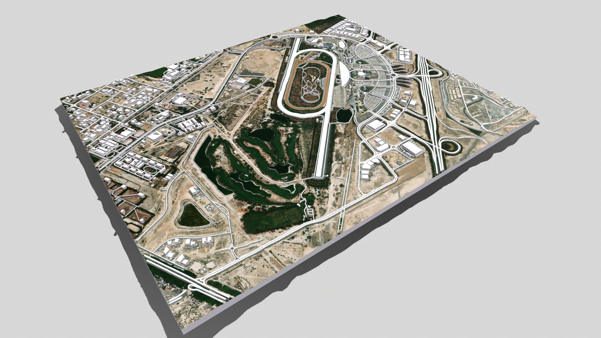 Meydan Racecourse Dubai UAE - 3D Model by clickshop3d