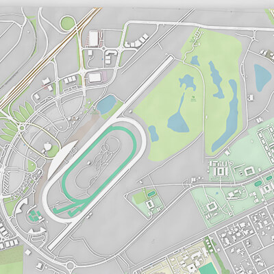 Meydan Racecourse Dubai UAE - 3D Model by clickshop3d