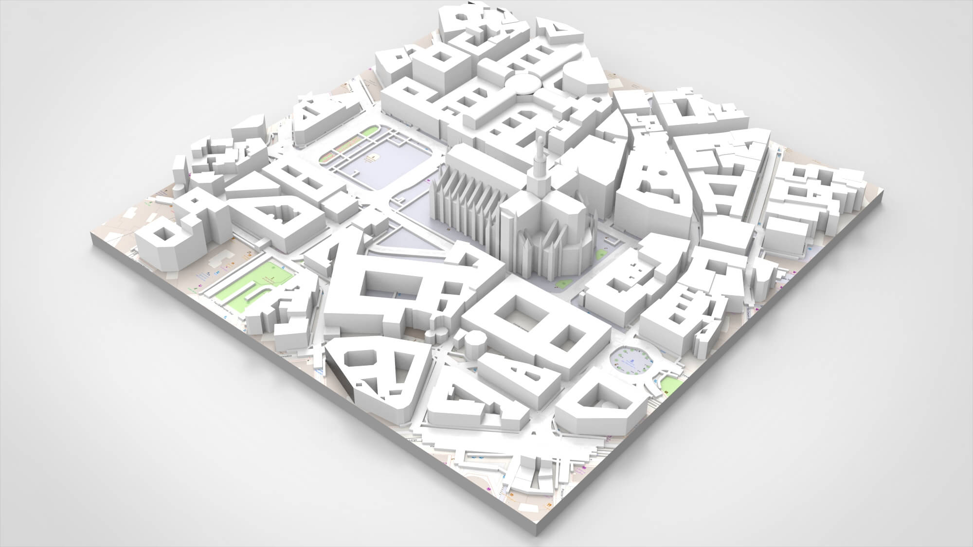 Milan Cathedral Italy - 3D Model by clickshop3d