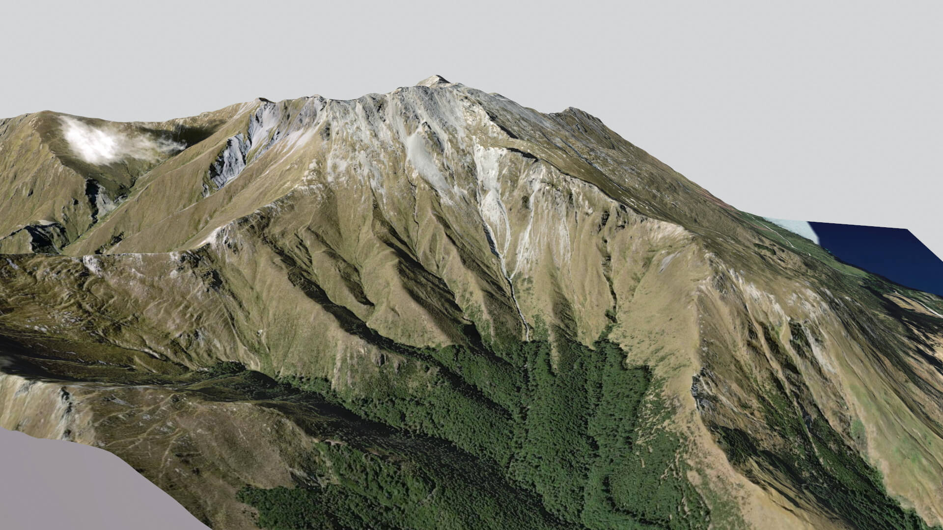 Mount Crichton New Zealand - 3D Model by clickshop3d