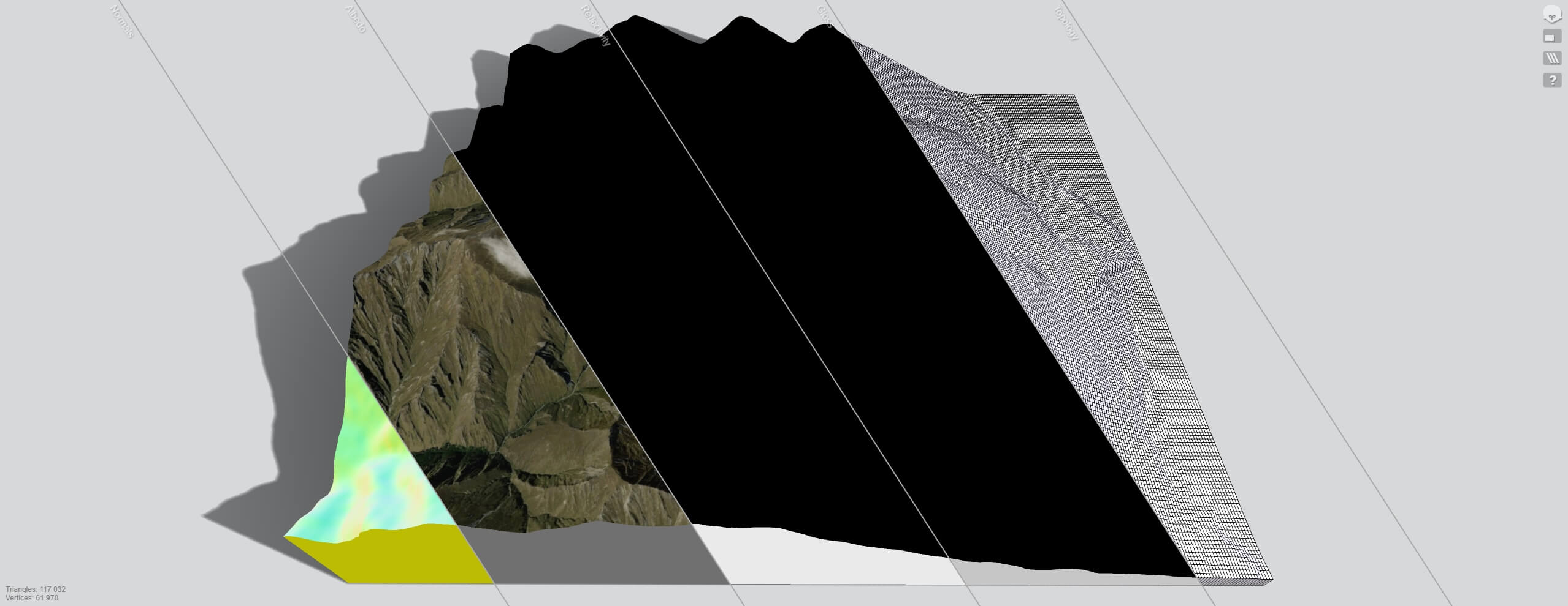 Mount Crichton New Zealand - 3D Model by clickshop3d