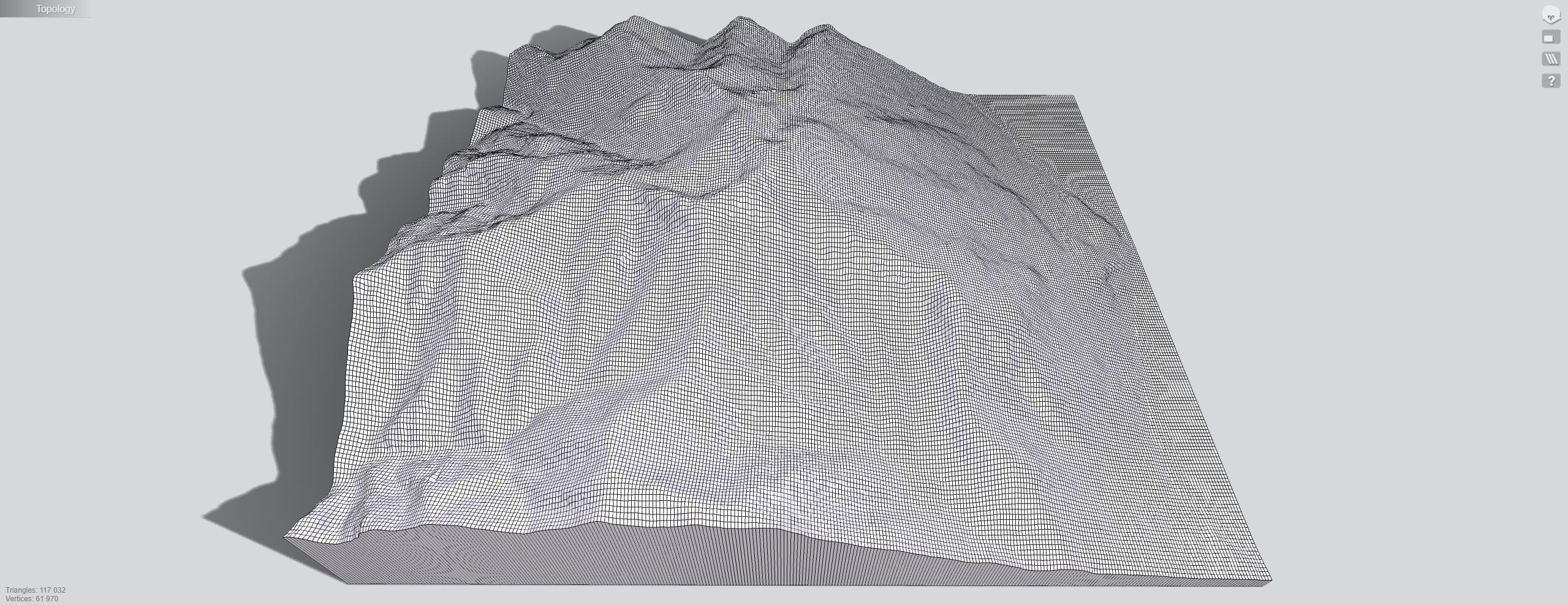 Mount Crichton New Zealand - 3D Model by clickshop3d