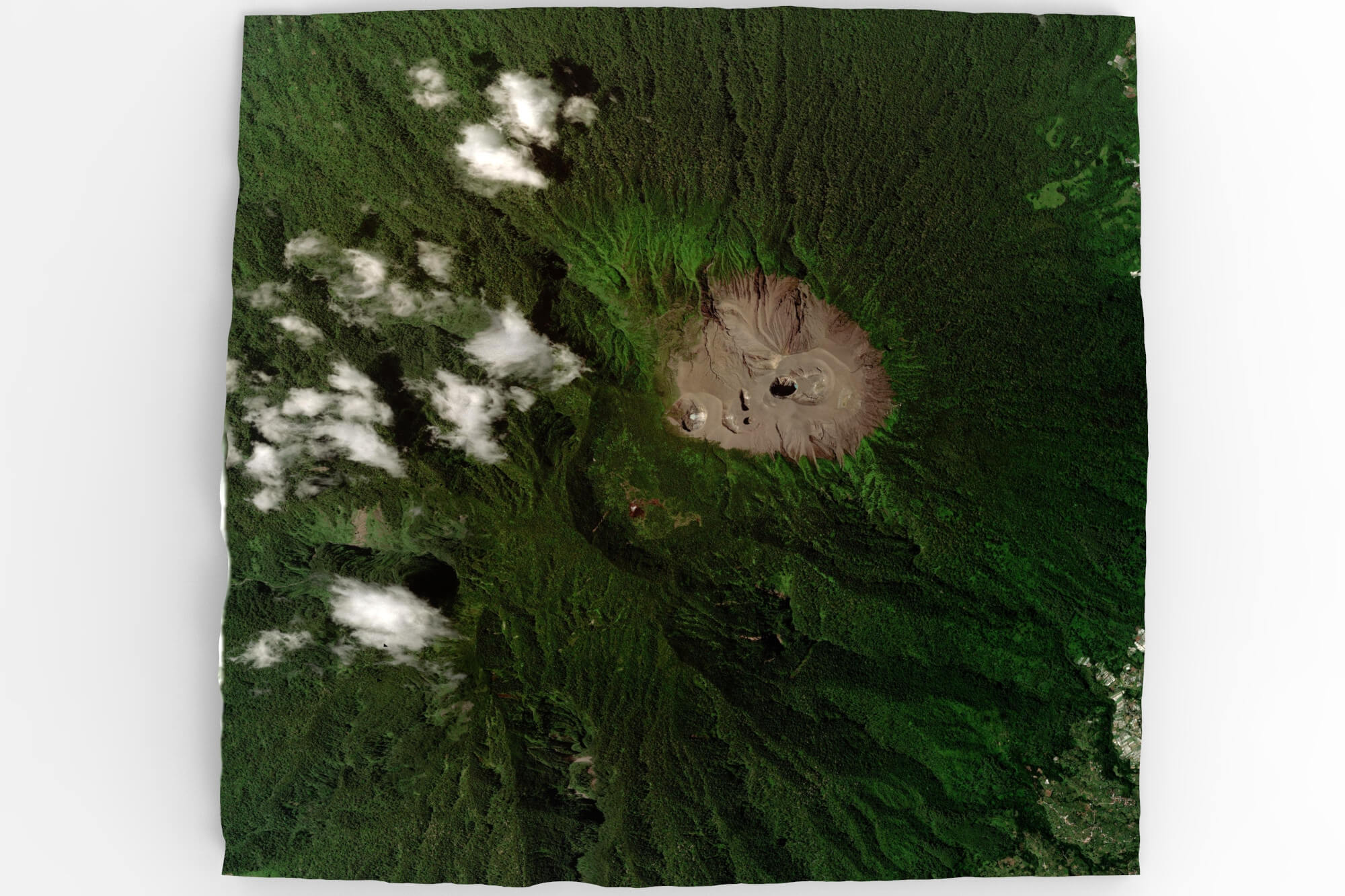 Mount Merapi Volcano in Indonesia - 3D Model by clickshop3d