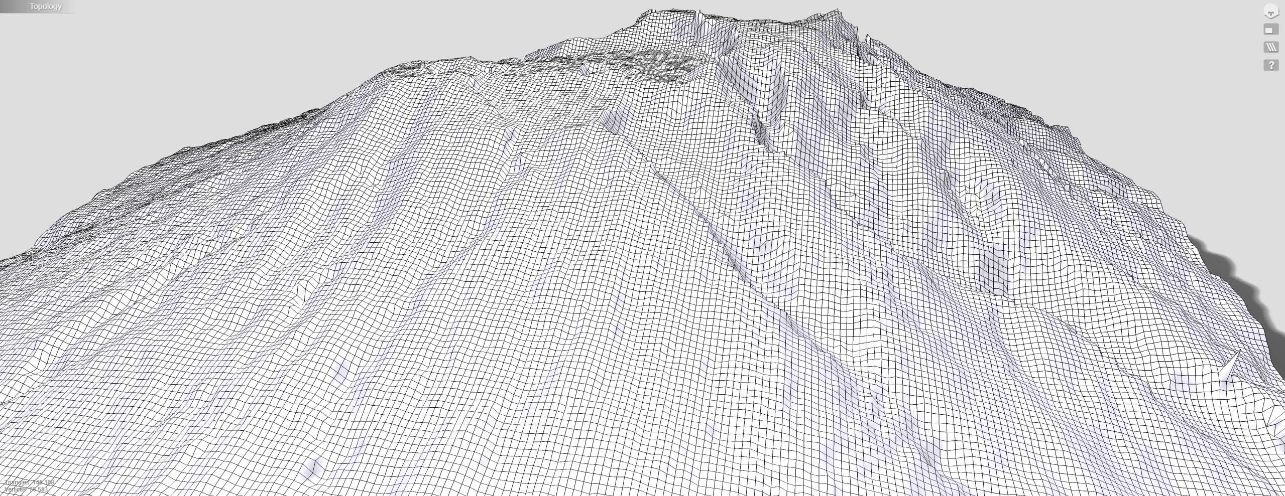 Mount Merapi Volcano in Indonesia - 3D Model by clickshop3d