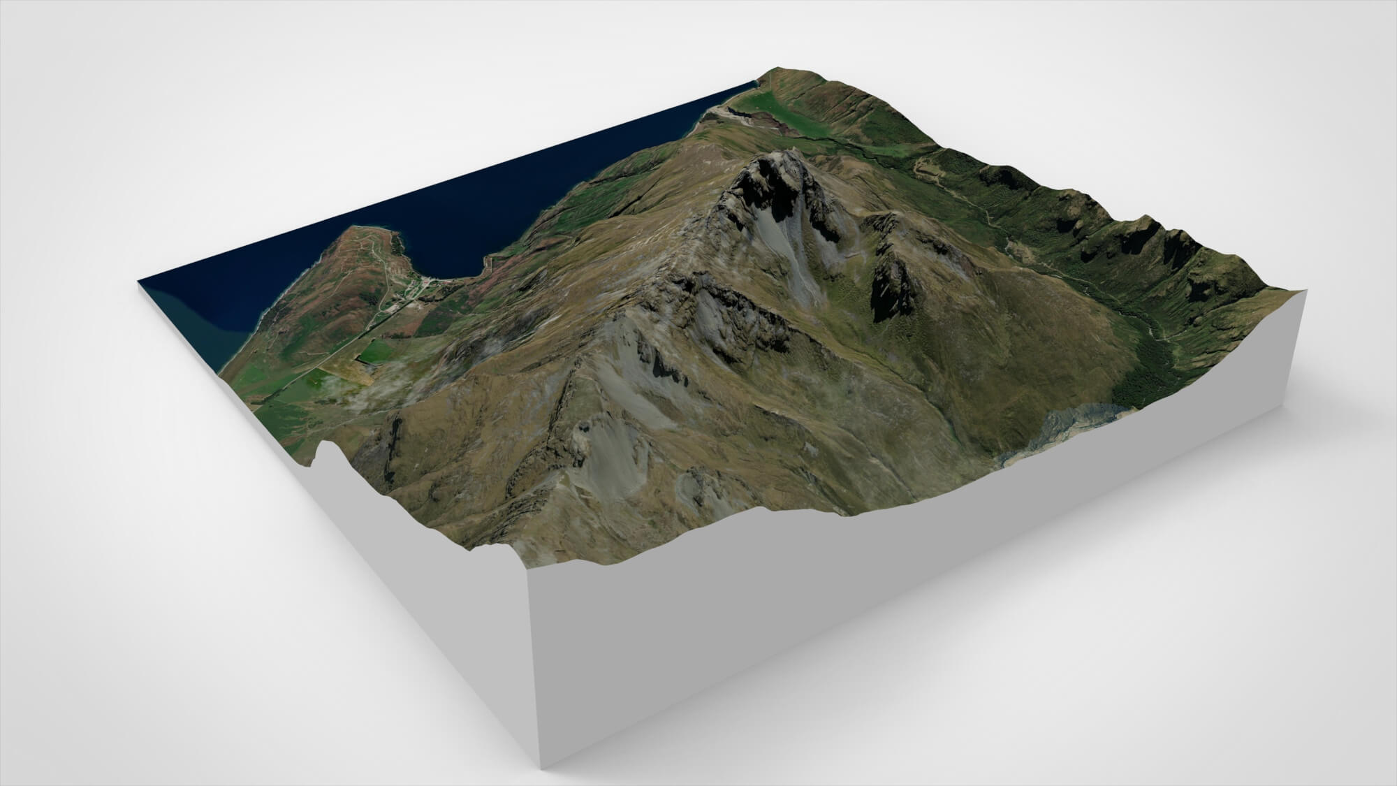 Mount Walter Peak Queenstown New Zealand - 3D Model by clickshop3d