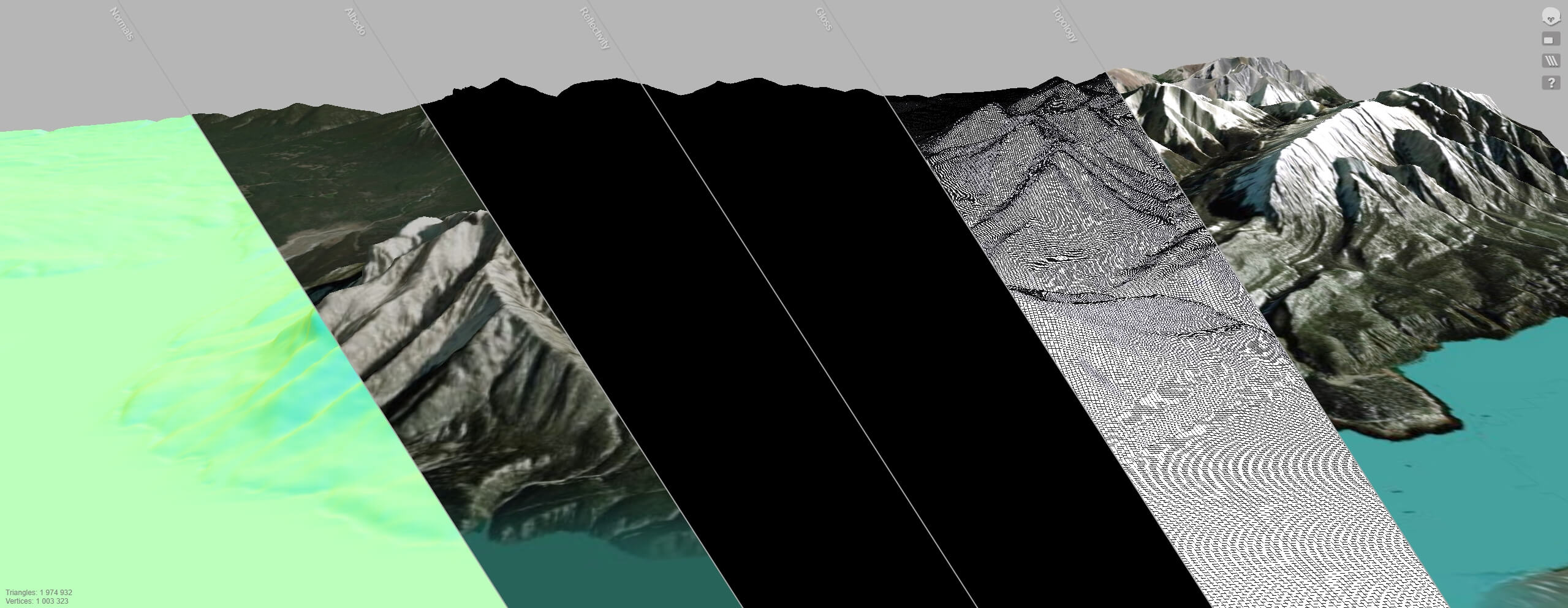 Mountain Landscape and Abraham Lake Alberta Canada - 3D Model by ...