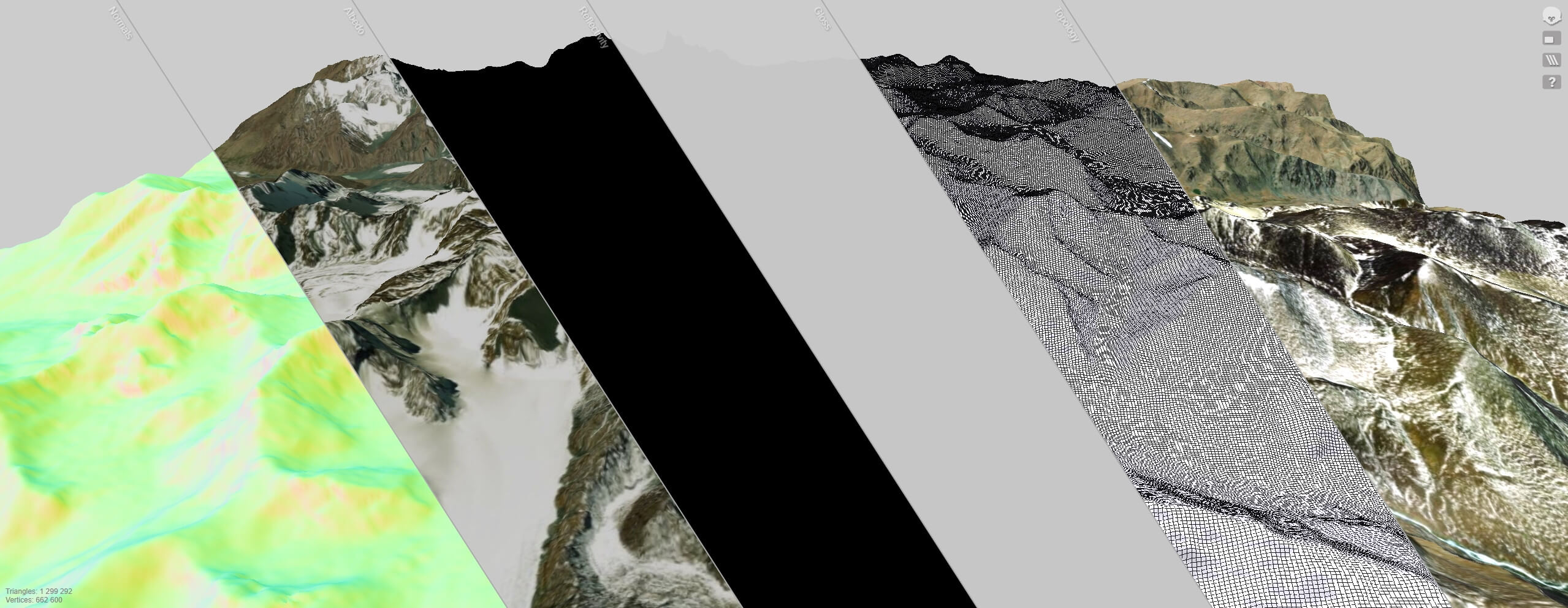 Mountain Landscape Bogdo Ula Peak - 3D Model by clickshop3d