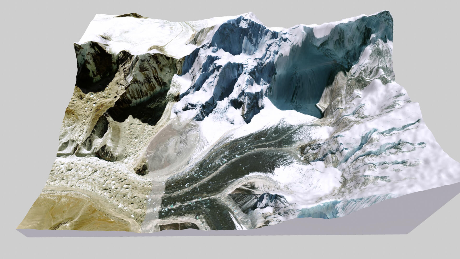 Mountain Landscape Chomolungma - 3D Model by clickshop3d