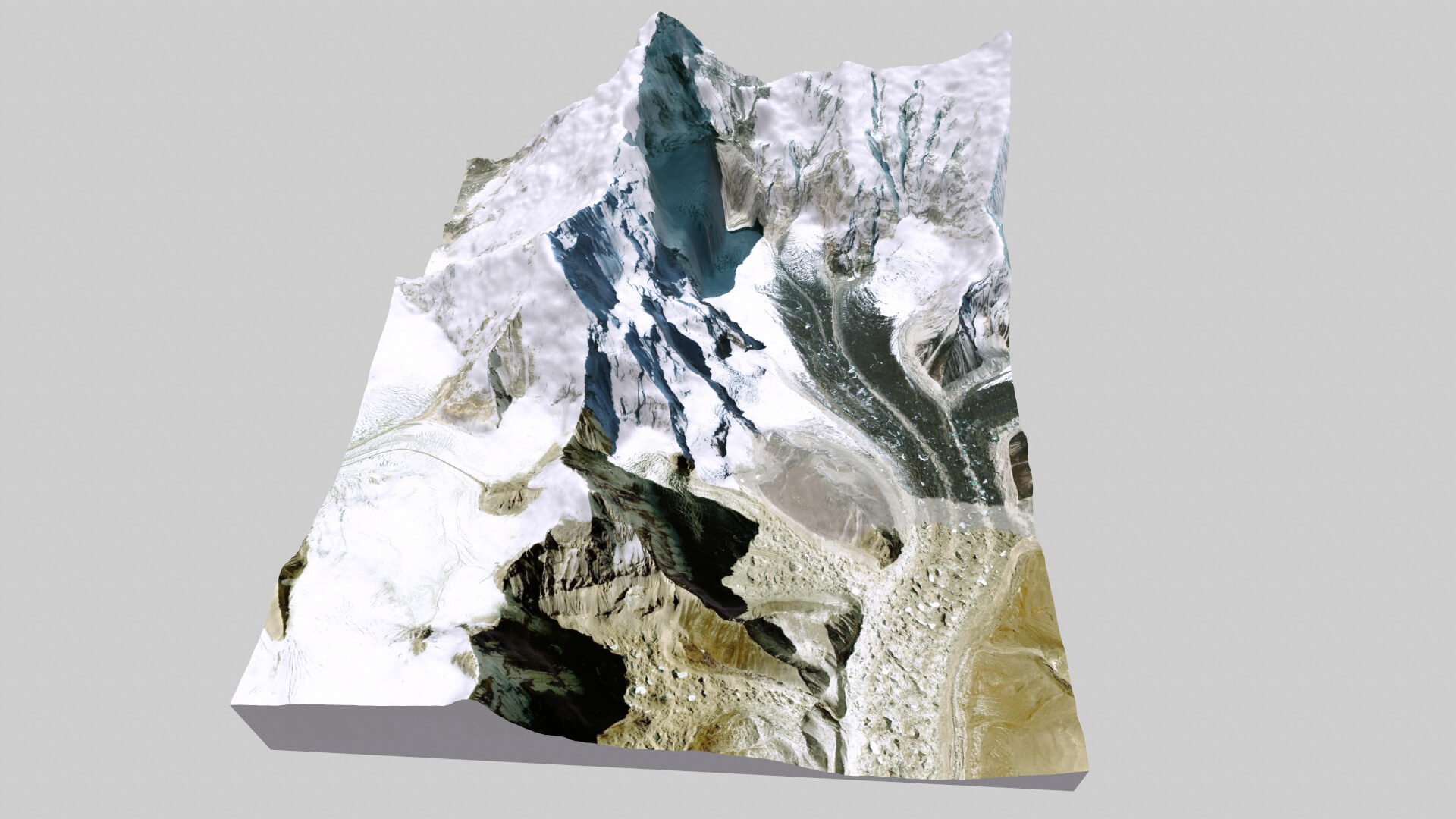 Mountain Landscape Chomolungma - 3D Model by clickshop3d