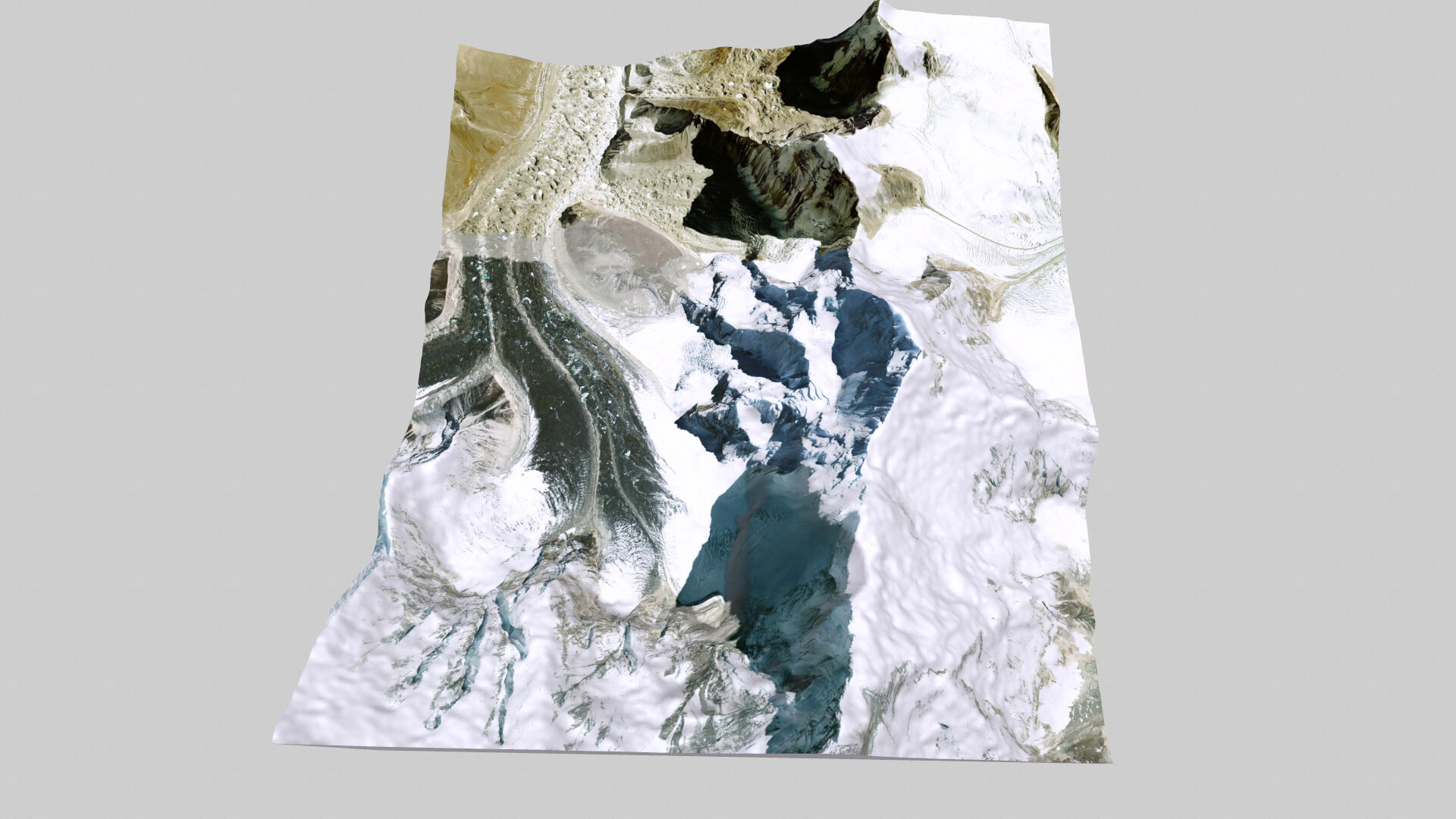 Mountain Landscape Chomolungma - 3D Model by clickshop3d