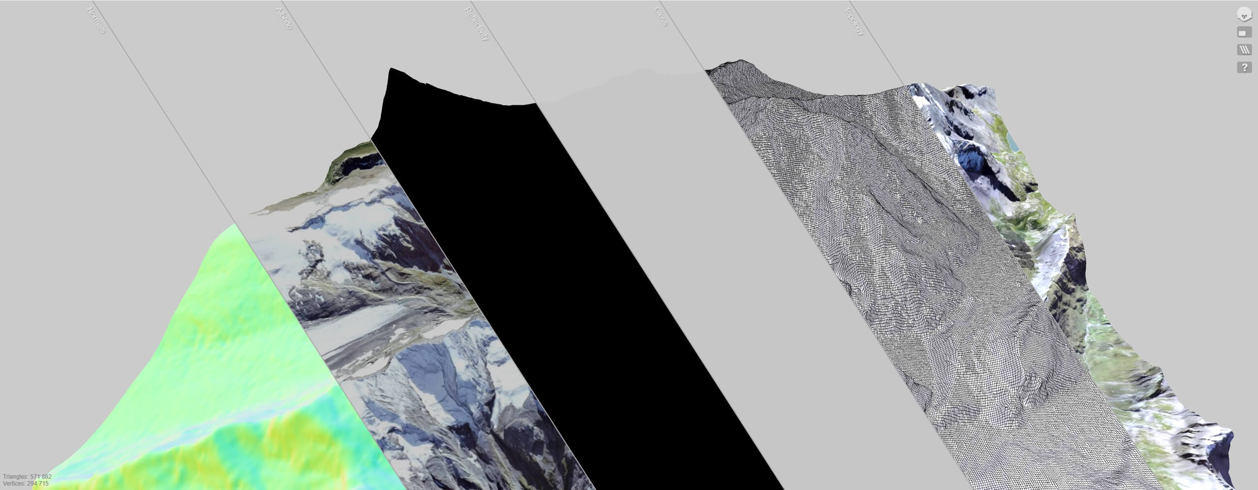 Mountain Landscape Doldenhorn Rinderhor Switzerland - 3D Model by ...