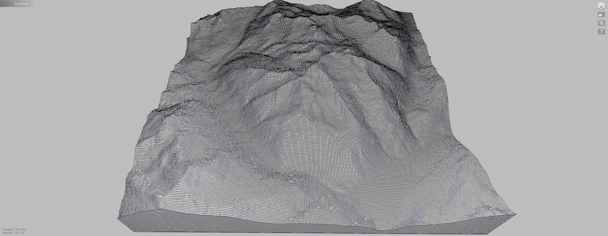 Mountain Landscape Gemsstock Swiss Alps - 3D Model by clickshop3d