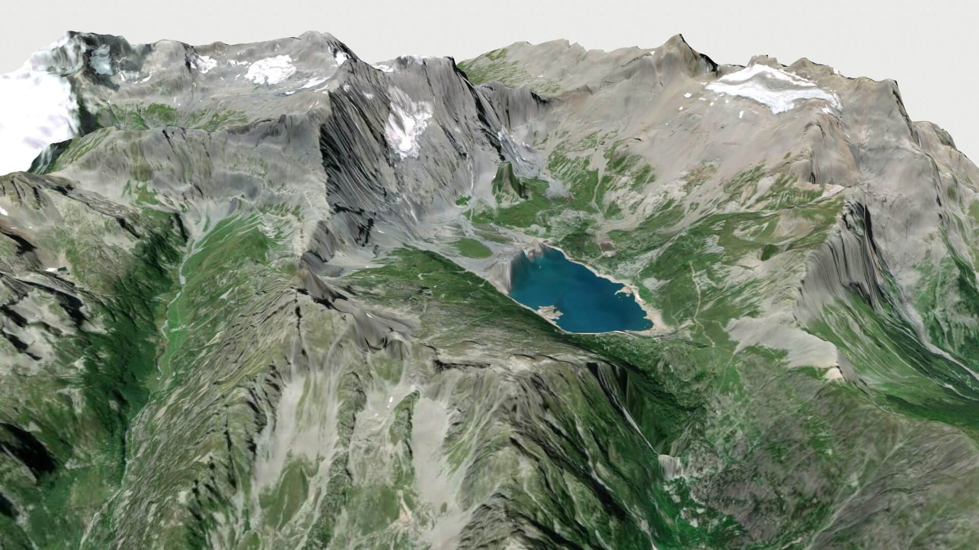 Mountain Landscape Glaiser De Mont Ruan - 3D Model by clickshop3d