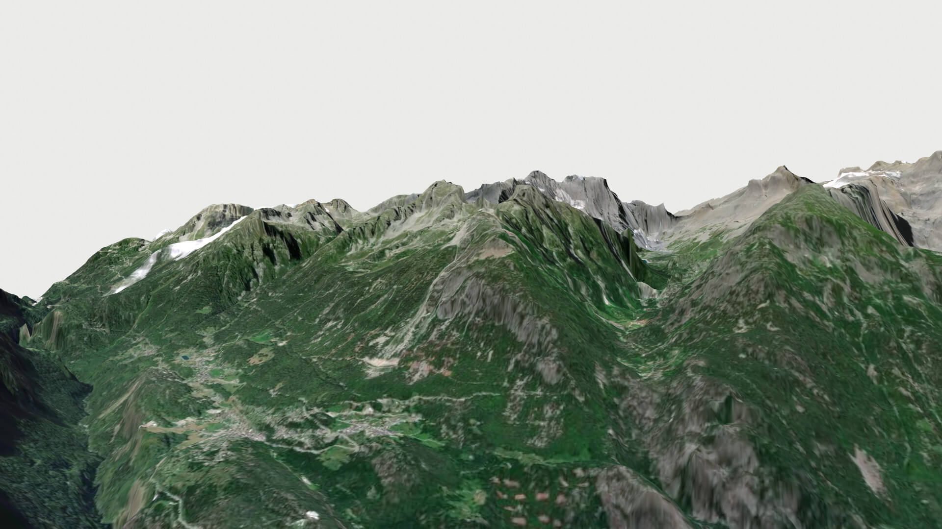 Mountain Landscape Glaiser De Mont Ruan - 3D Model by clickshop3d