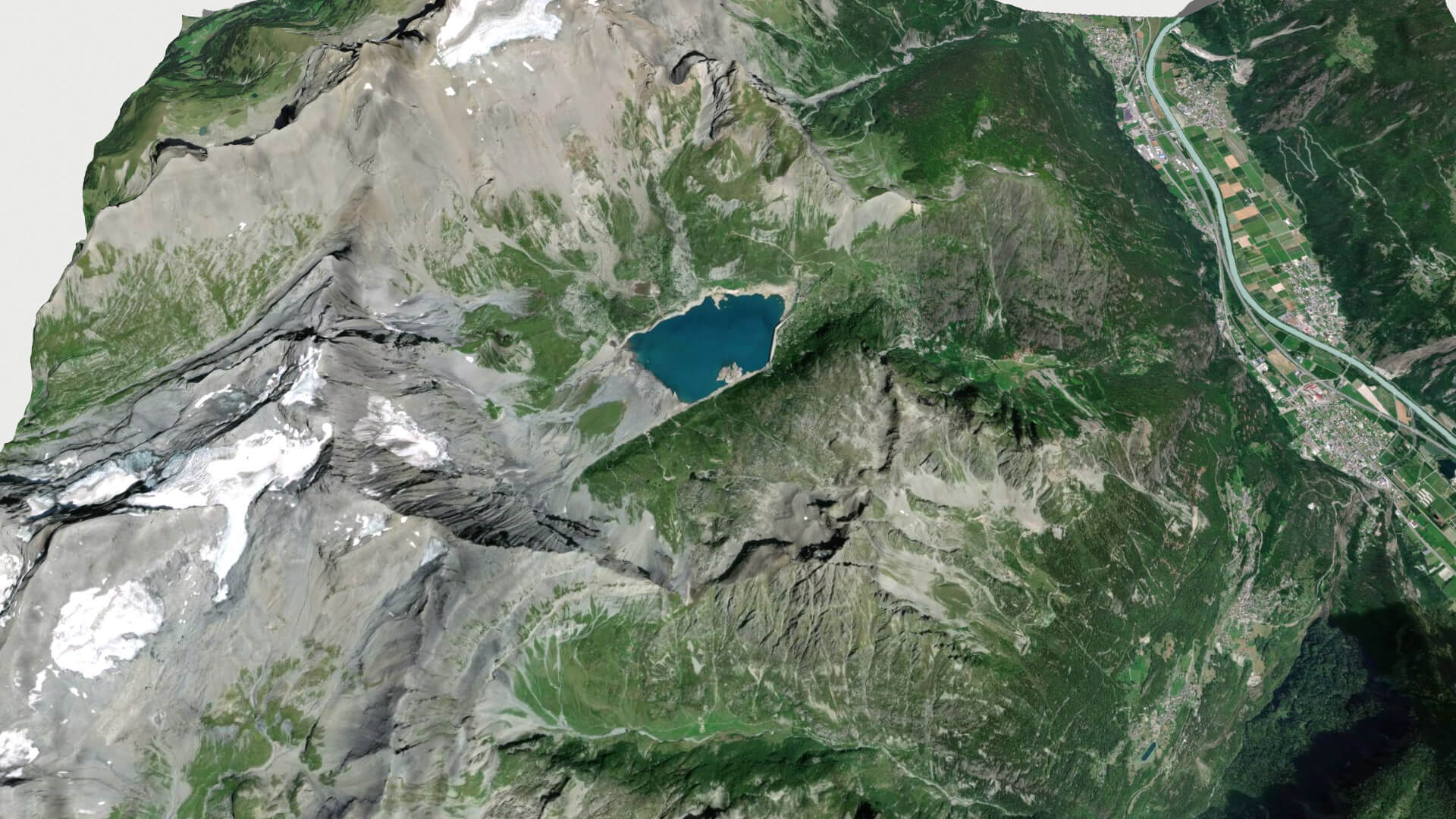 Mountain Landscape Glaiser De Mont Ruan - 3D Model by clickshop3d