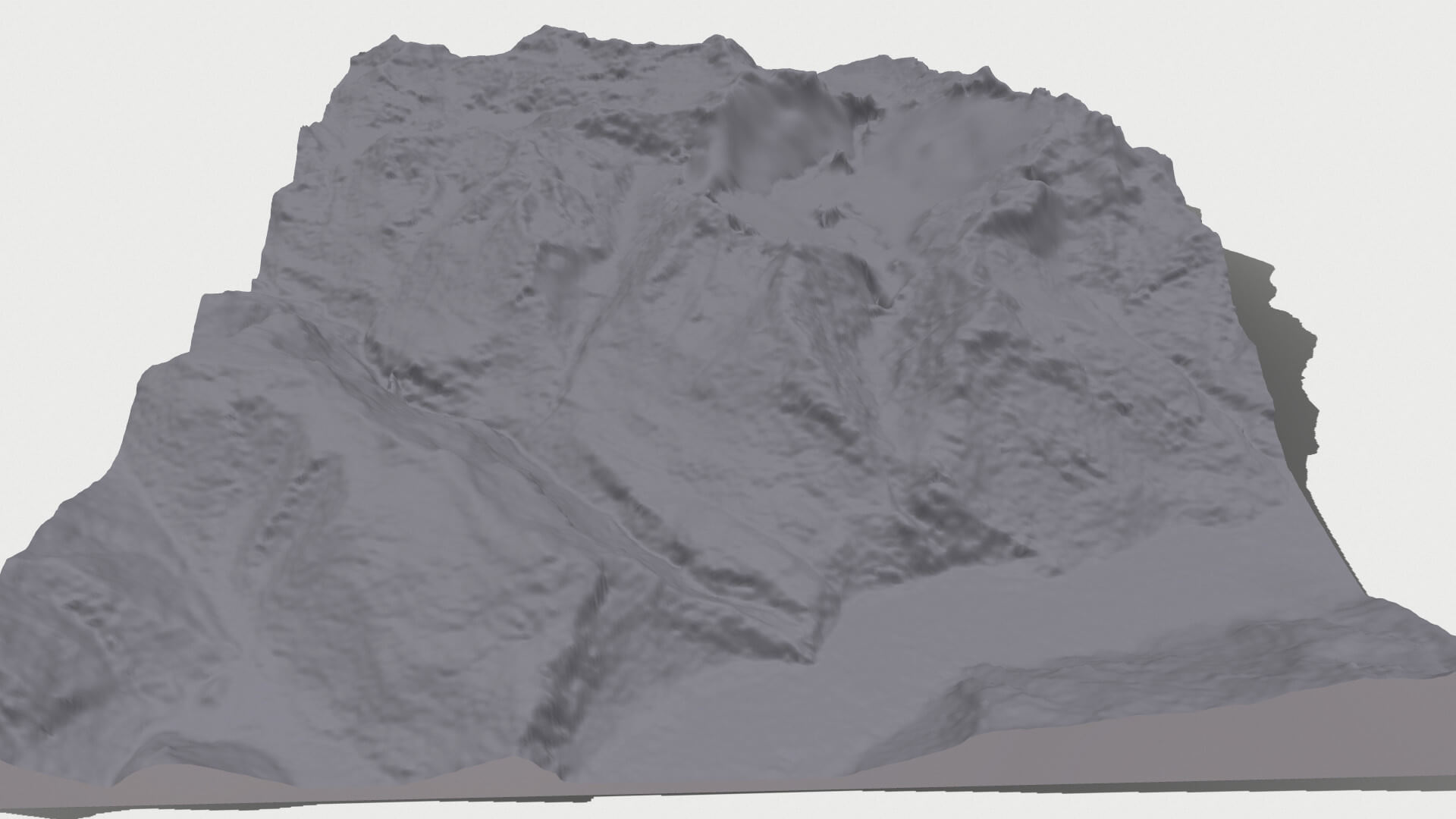 Mountain Landscape Glaiser De Mont Ruan - 3D Model by clickshop3d