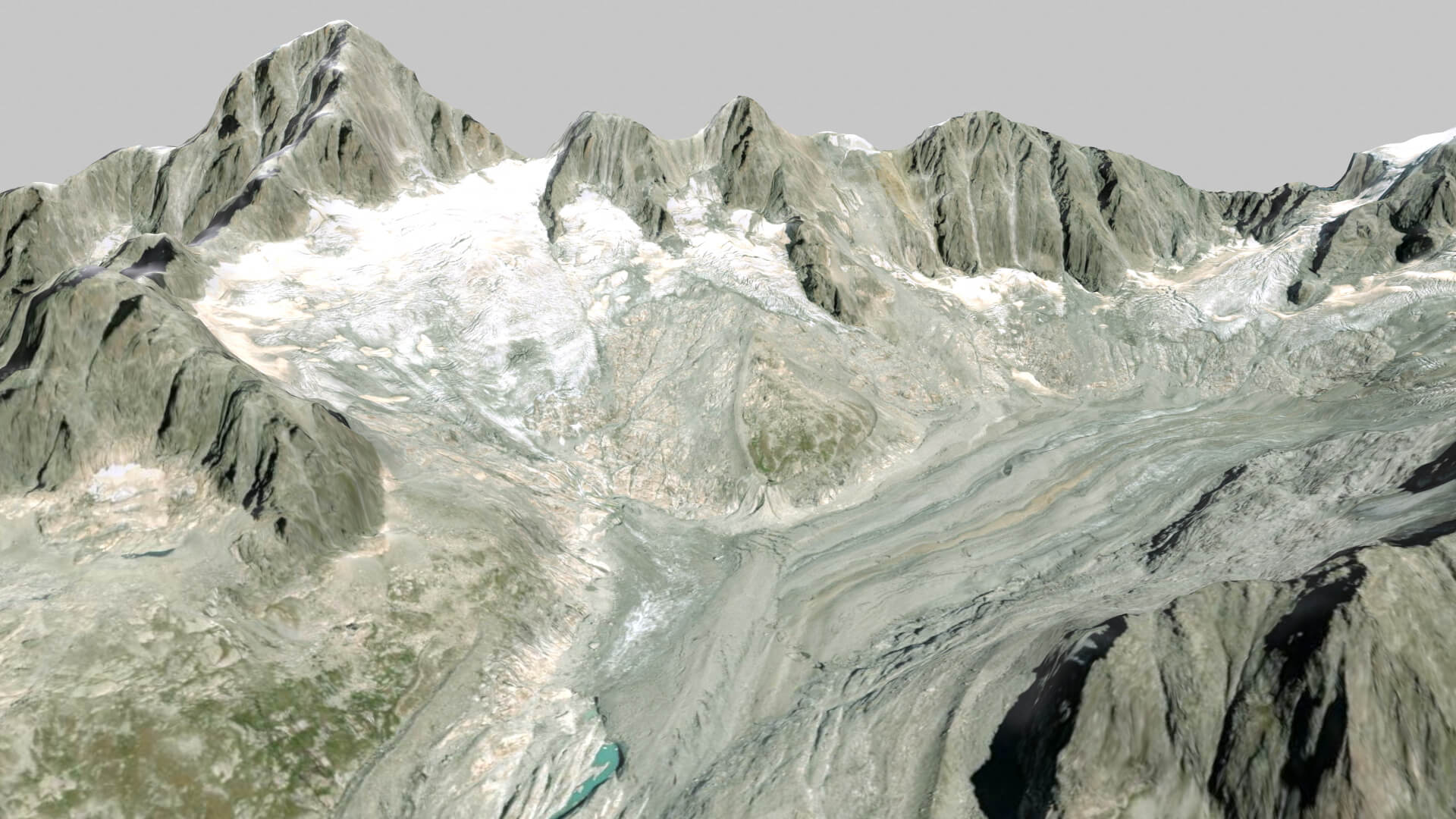 Mountain Landscape Glaiser De Talefre - 3D Model by clickshop3d