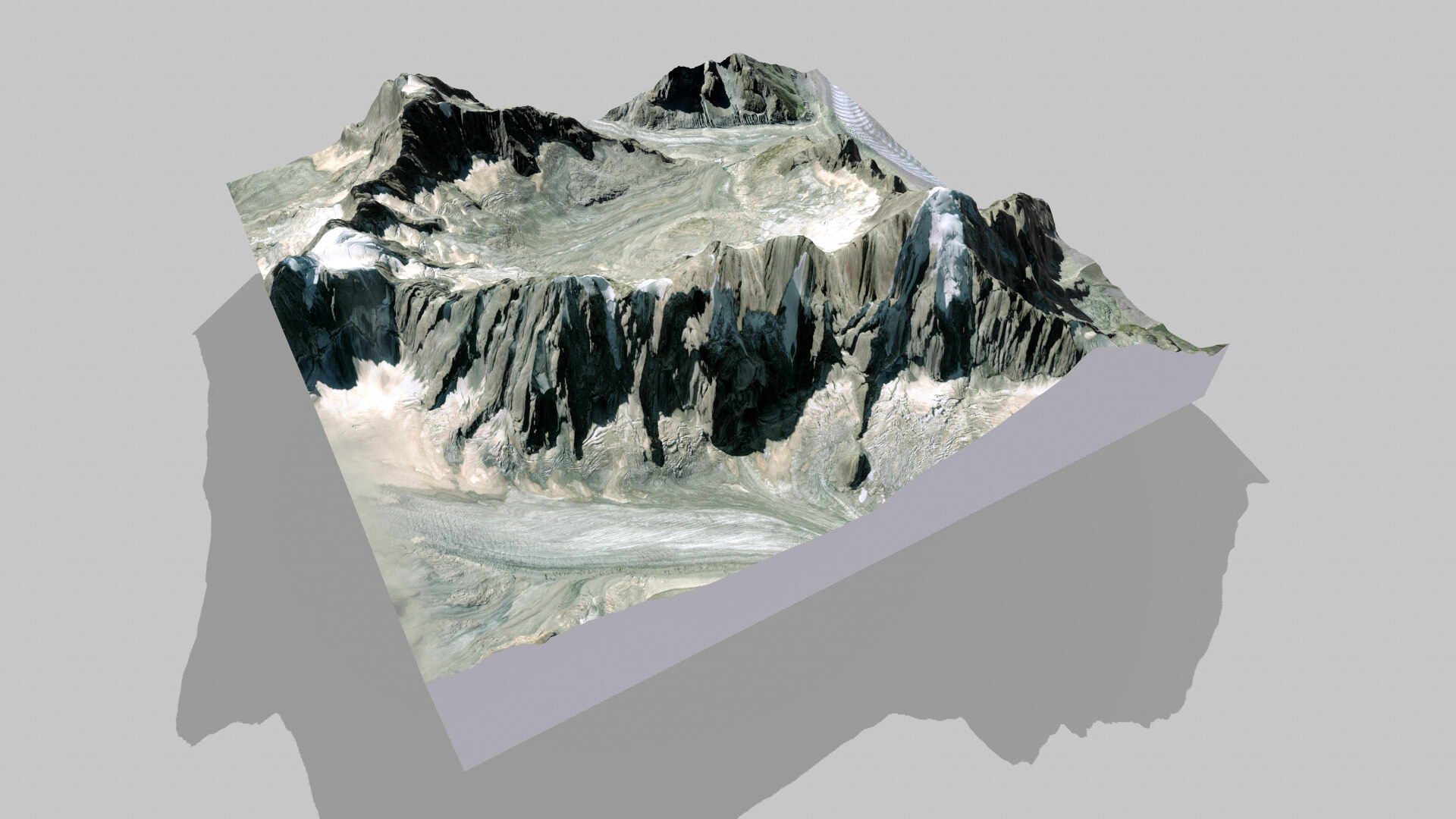 Mountain Landscape Glaiser De Talefre - 3D Model by clickshop3d