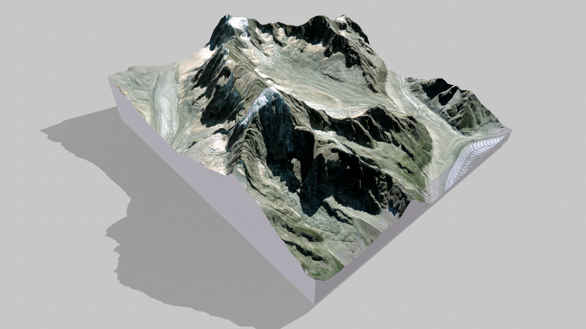 Mountain Landscape Glaiser De Talefre - 3D Model by clickshop3d