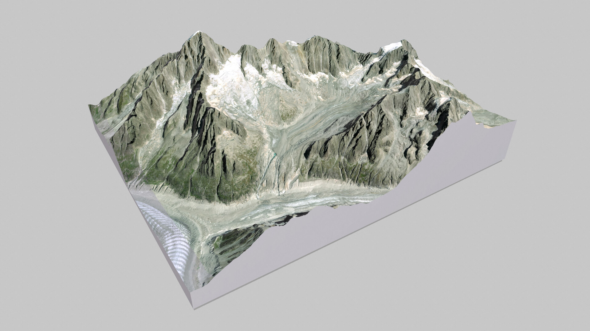 Mountain Landscape Glaiser De Talefre - 3D Model by clickshop3d
