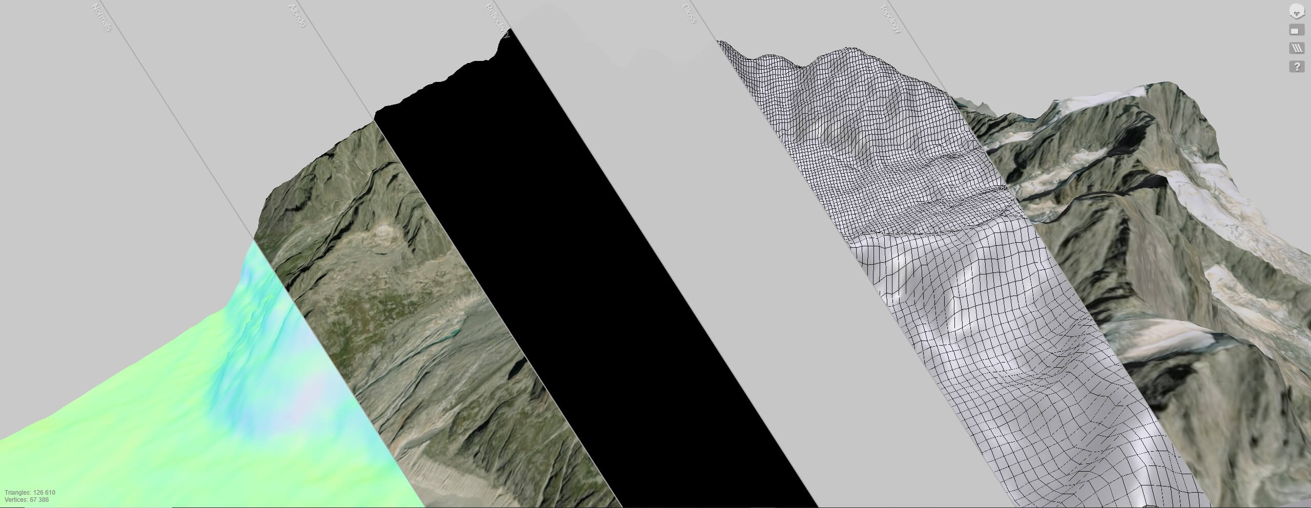 Mountain Landscape Glaiser De Talefre - 3D Model by clickshop3d