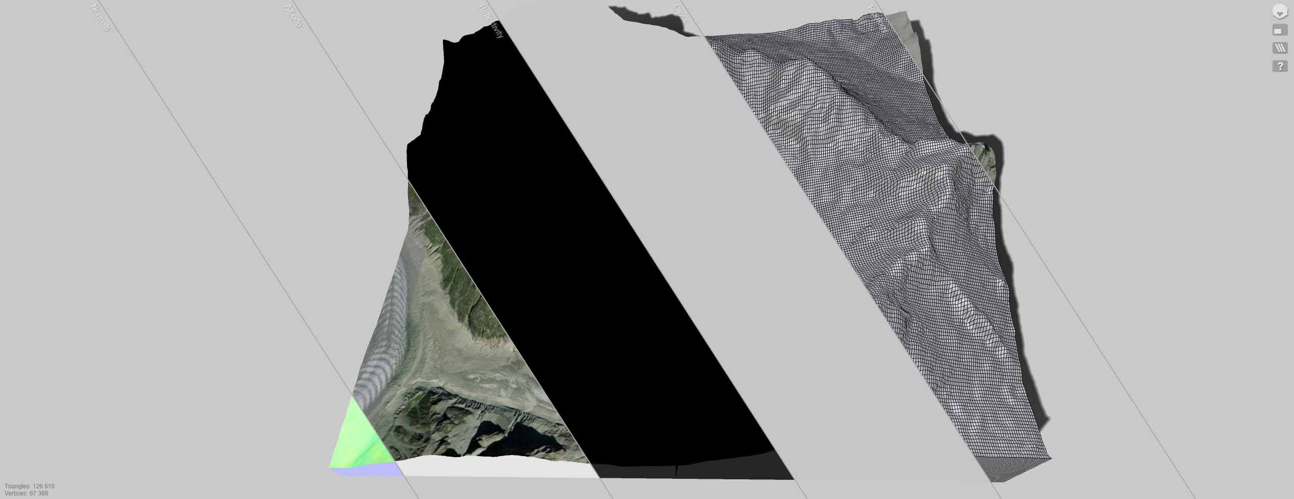 Mountain Landscape Glaiser De Talefre - 3D Model by clickshop3d