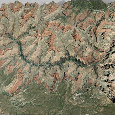 Mountain Landscape Grand Canyon Arizona USA - 3D Model by clickshop3d