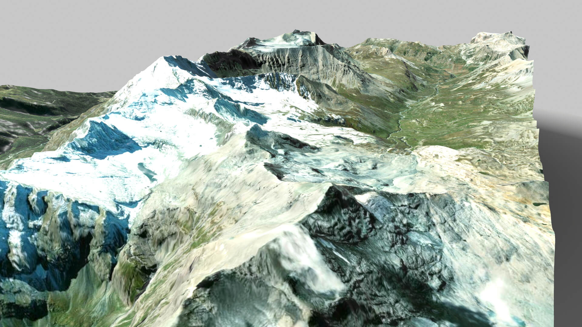 Mountain Landscape Grande Roc Noire France - 3D Model by clickshop3d
