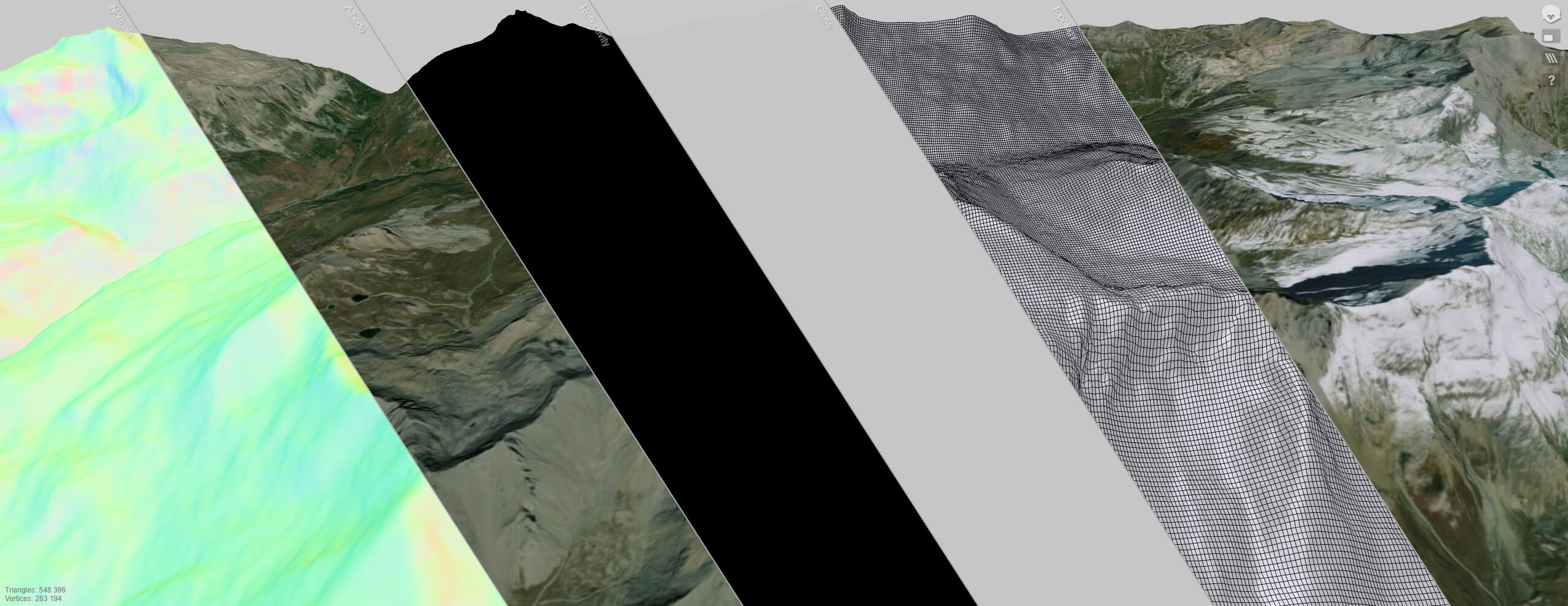 Mountain Landscape Grande Roc Noire France - 3D Model by clickshop3d