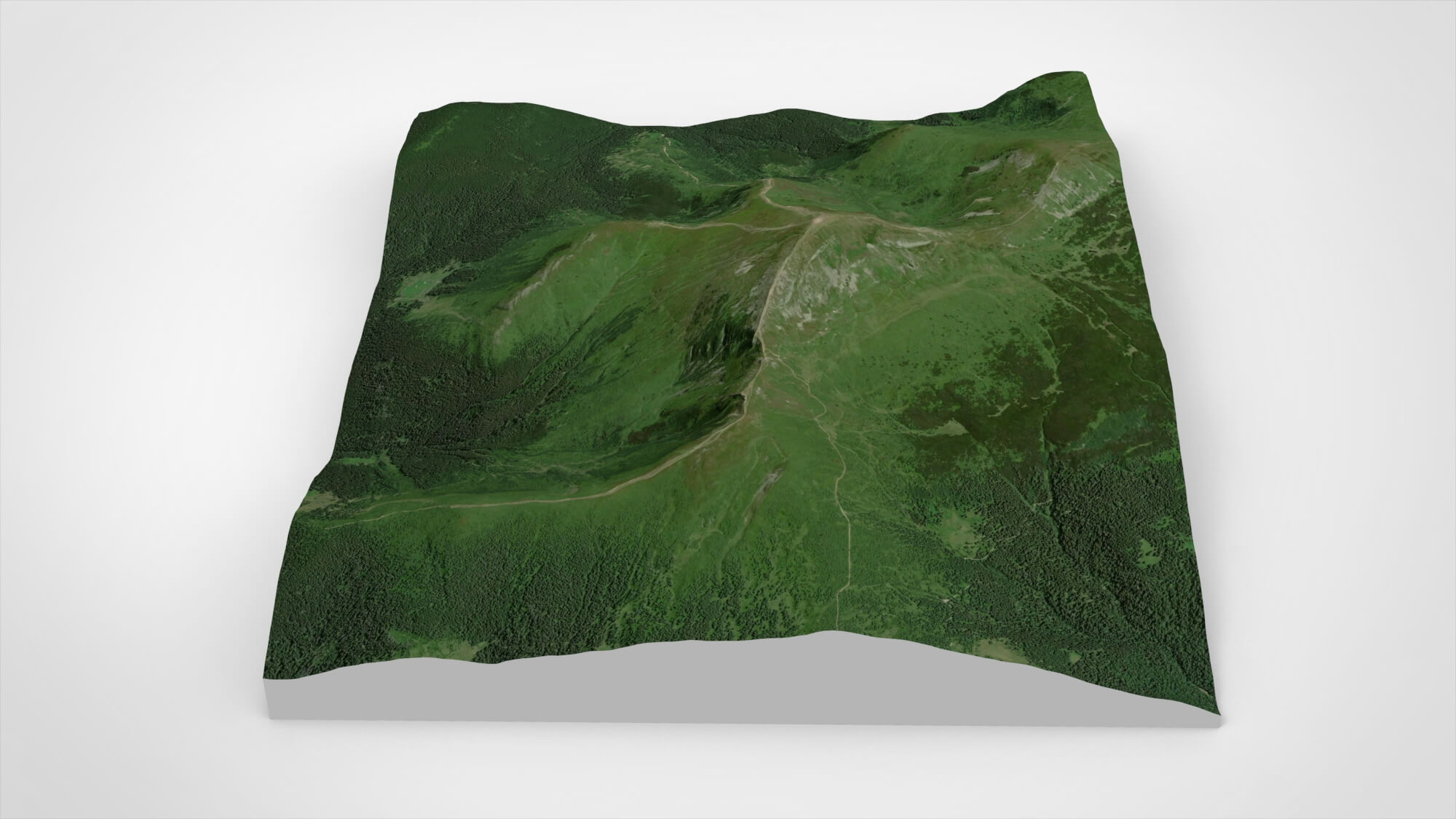 Mountain Landscape Hoverla Ukraine - 3D Model by clickshop3d