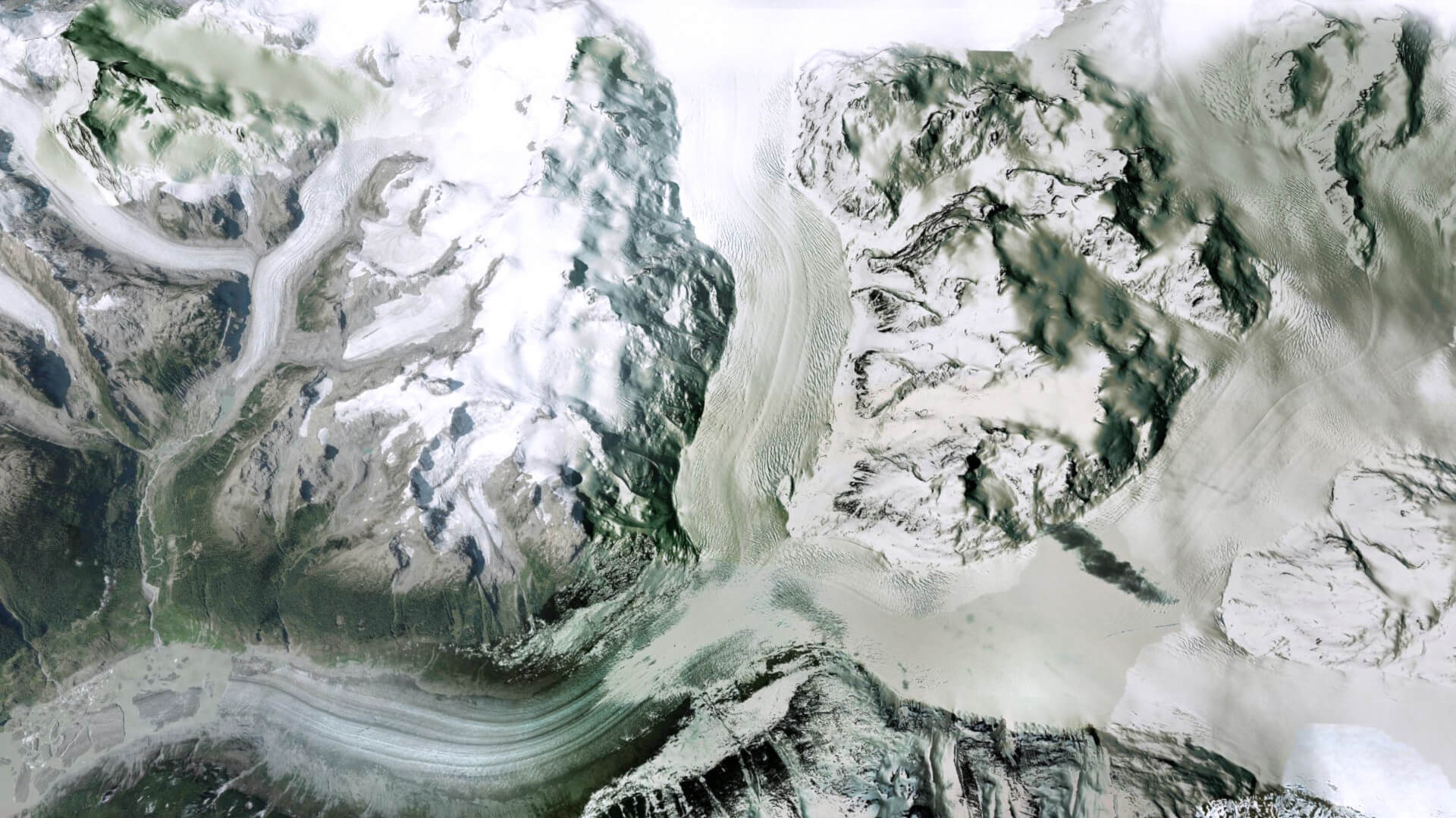 Mountain Landscape Klinaklini Glaiser - 3D Model by clickshop3d