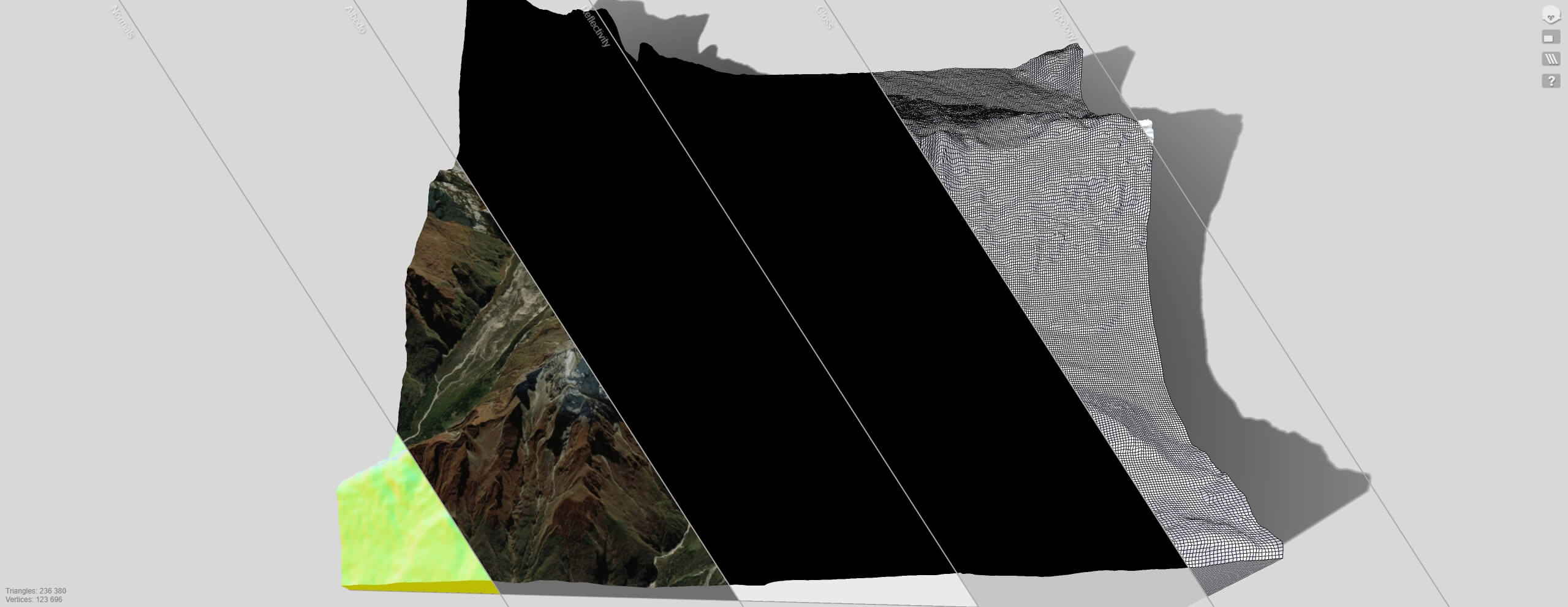 Mountain Landscape Lanjam Glacier Gandaki Pradesh Nepal - 3D Model by ...