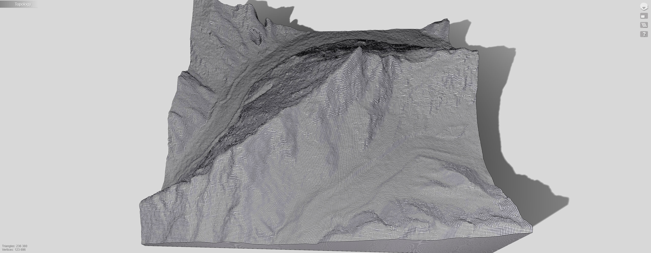 Mountain Landscape Lanjam Glacier Gandaki Pradesh Nepal - 3D Model by ...