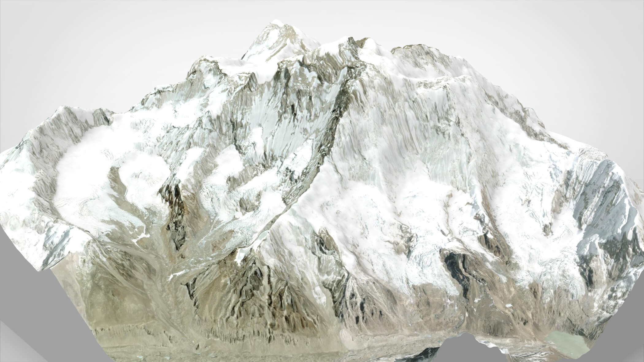 Mountain Landscape Makalu Himalayas Nepal - 3D Model by clickshop3d