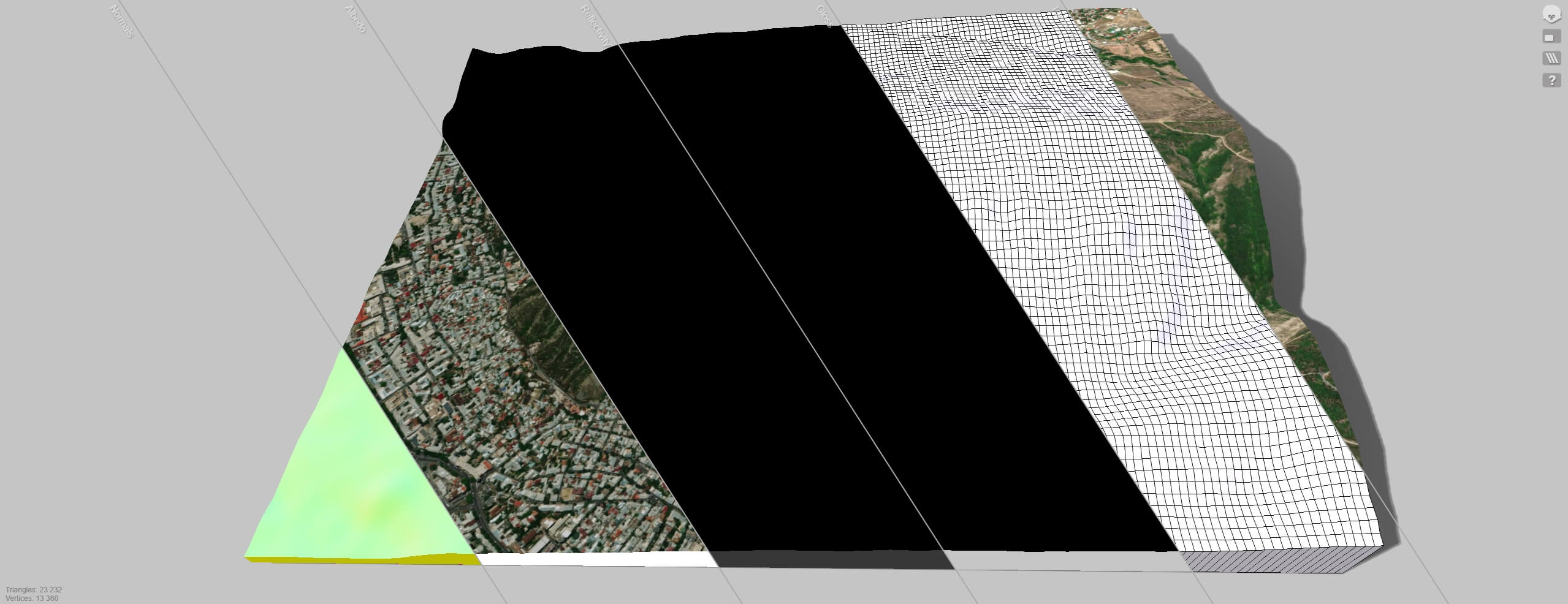 Mountain Landscape Mtatsminda Tbilisi Georgia - 3D Model by clickshop3d