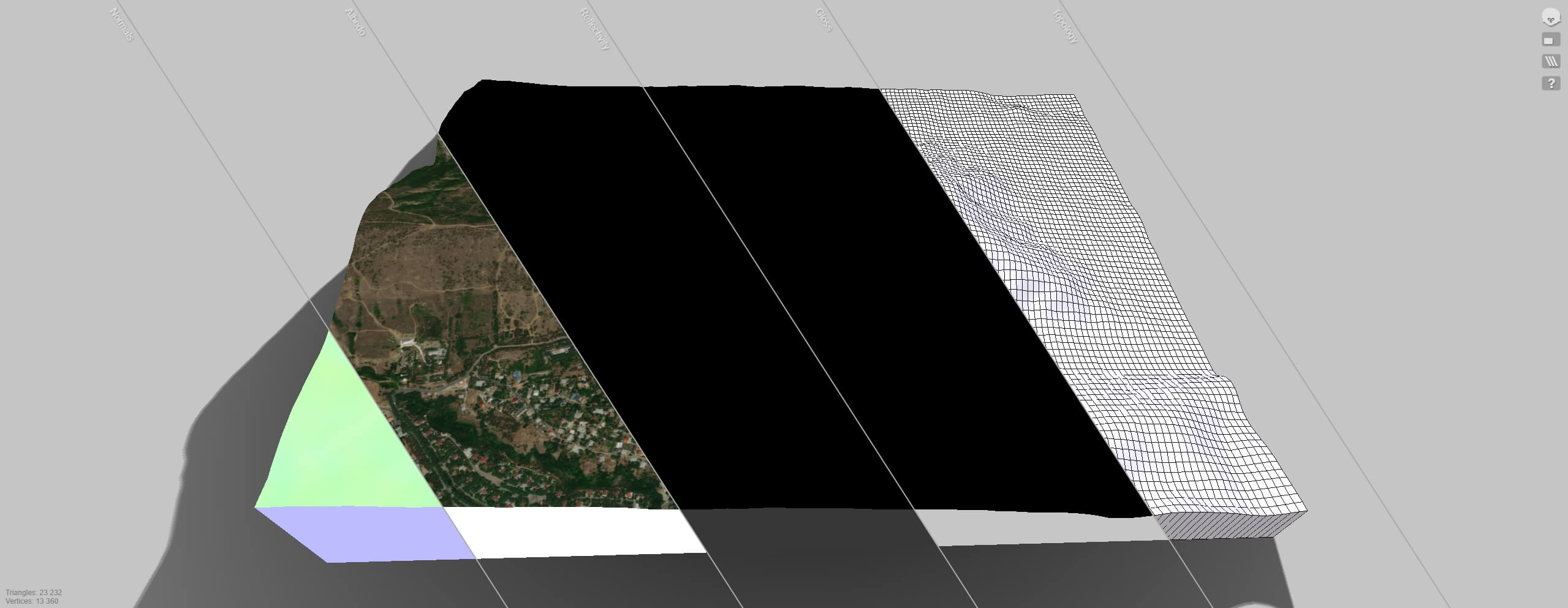 Mountain Landscape Mtatsminda Tbilisi Georgia - 3D Model by clickshop3d