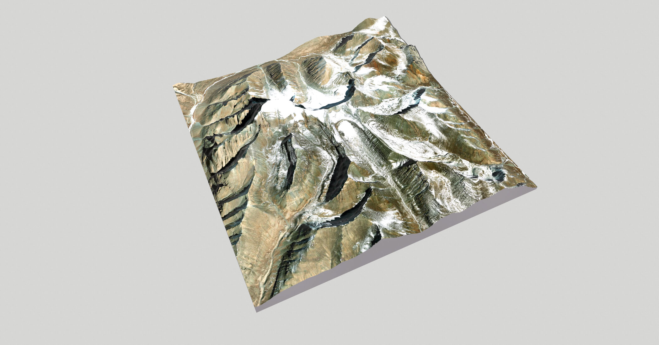 Mountain Landscape Naqu Glacier Nepal - 3D Model by clickshop3d