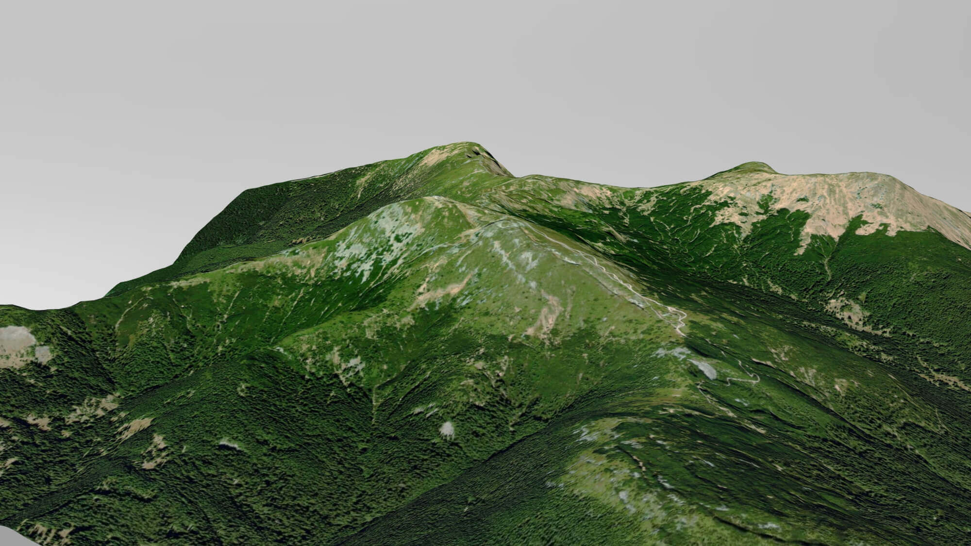 Mountain Landscape Pop Ivan Ukraine - 3D Model by clickshop3d