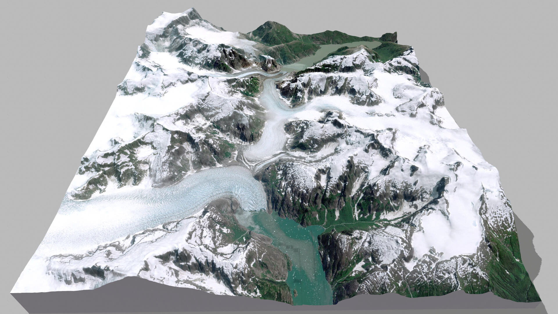 Mountain Landscape Shakes Glaiser - 3D Model by clickshop3d