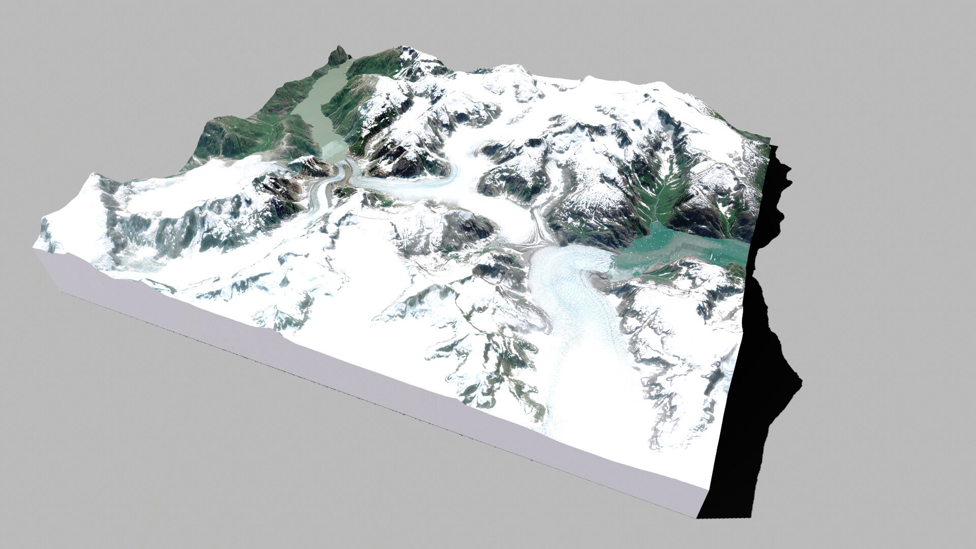 Mountain Landscape Shakes Glaiser - 3D Model by clickshop3d