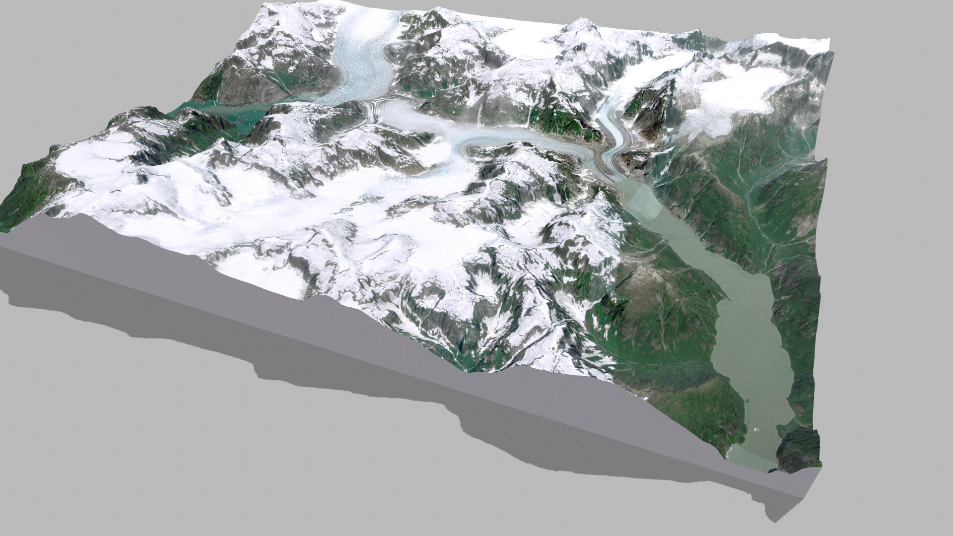 Mountain Landscape Shakes Glaiser - 3D Model by clickshop3d